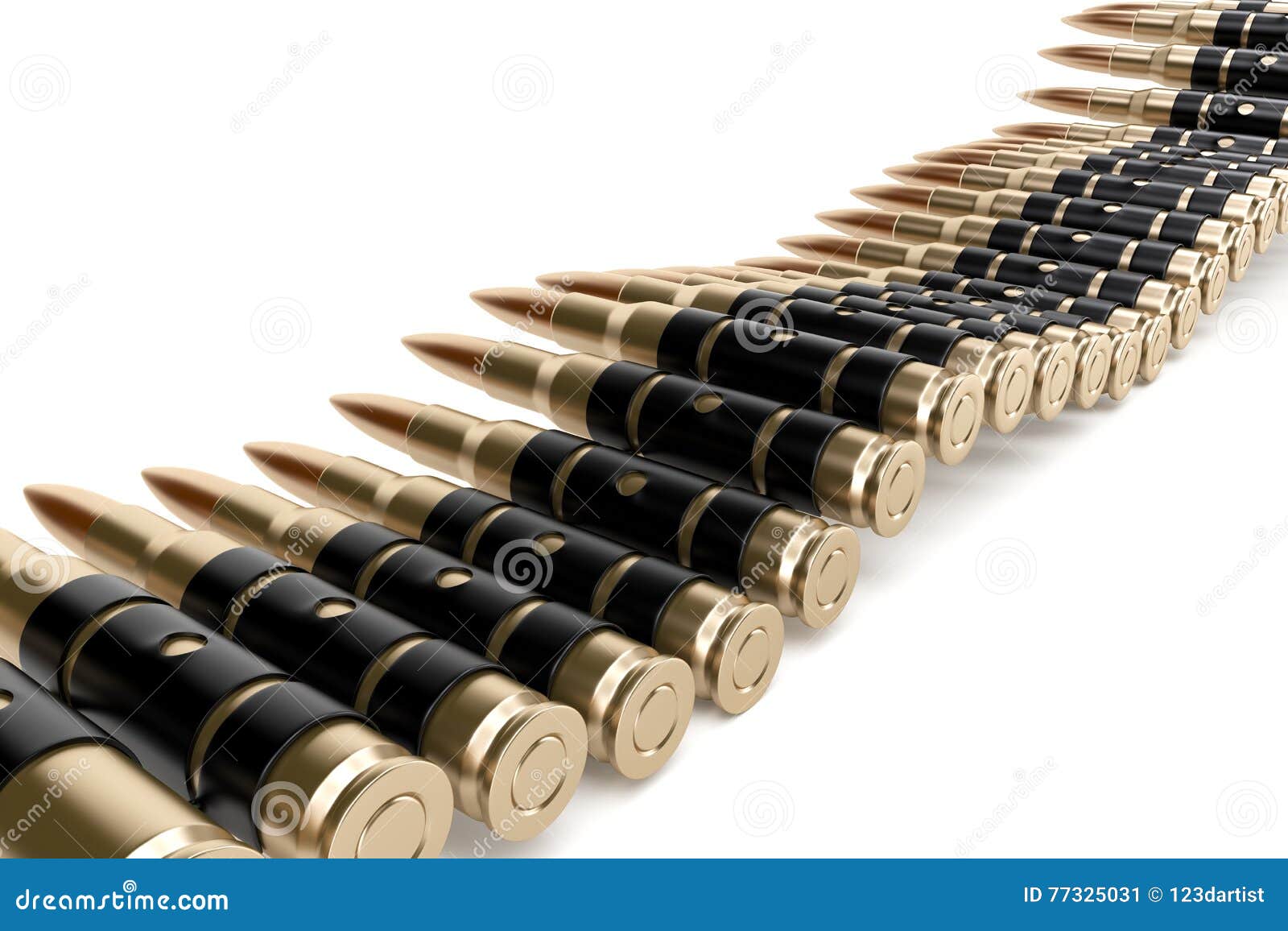 Bullet Shells From Heavy Machine Gun On The Table With Camouflage ...