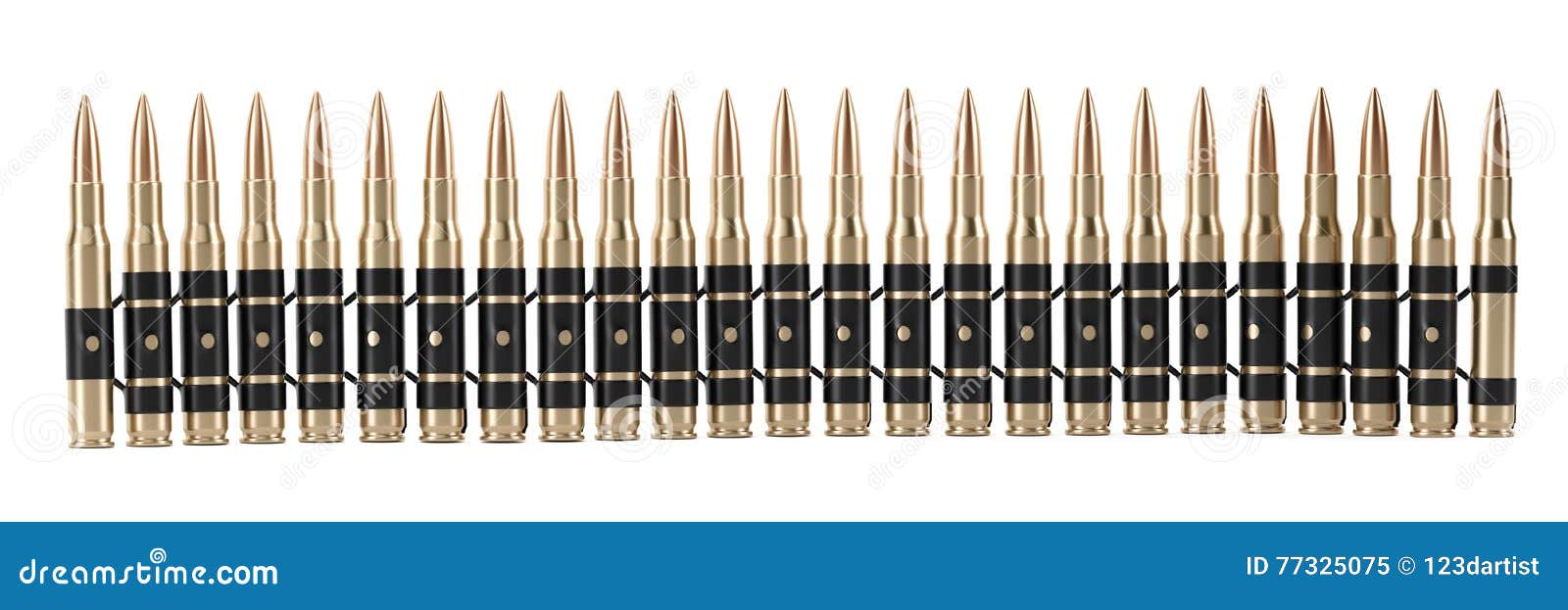 Bullet Shells From Heavy Machine Gun On The Table With Camouflage ...