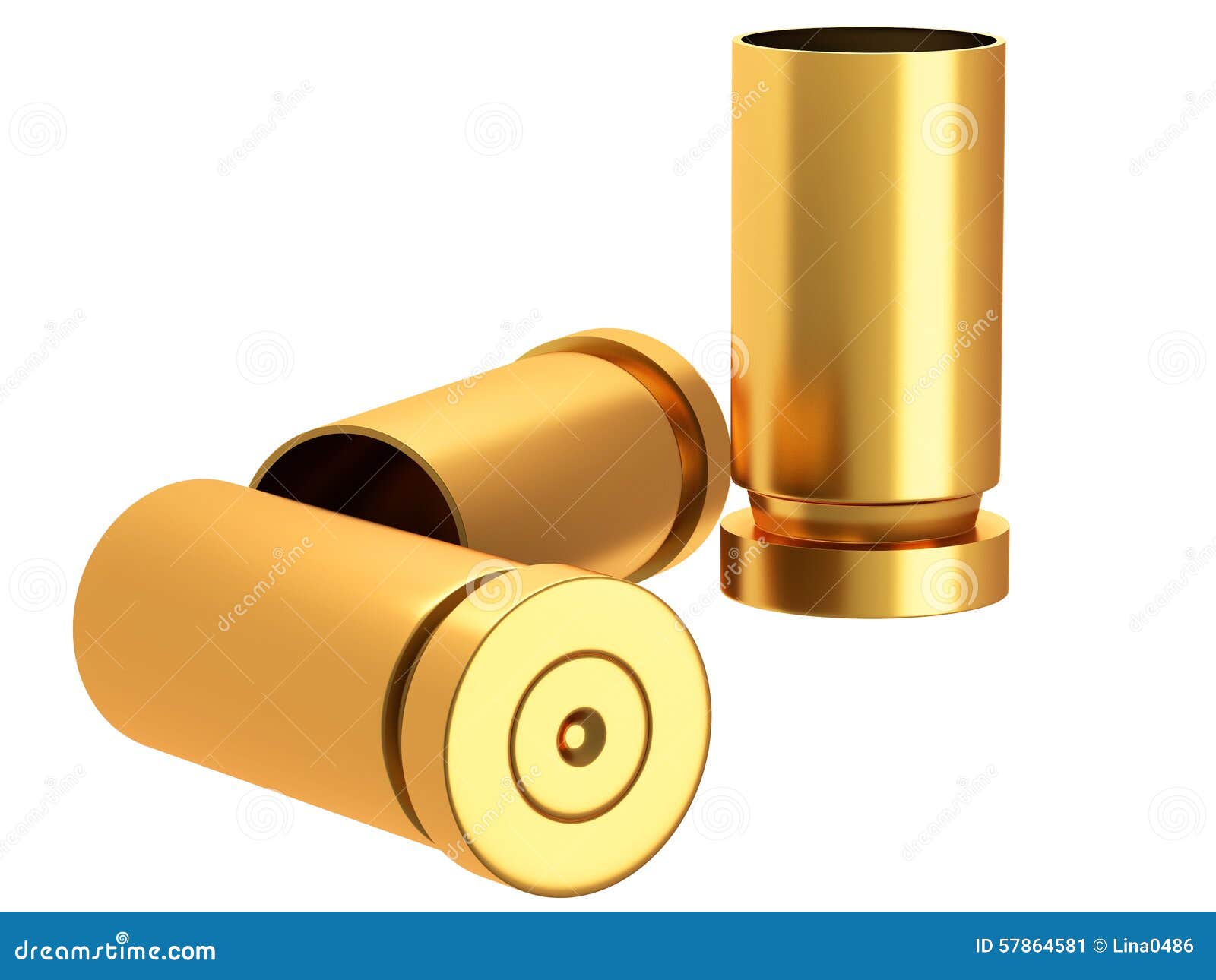 Bullet Shells Stock Illustration - Image: 57864581