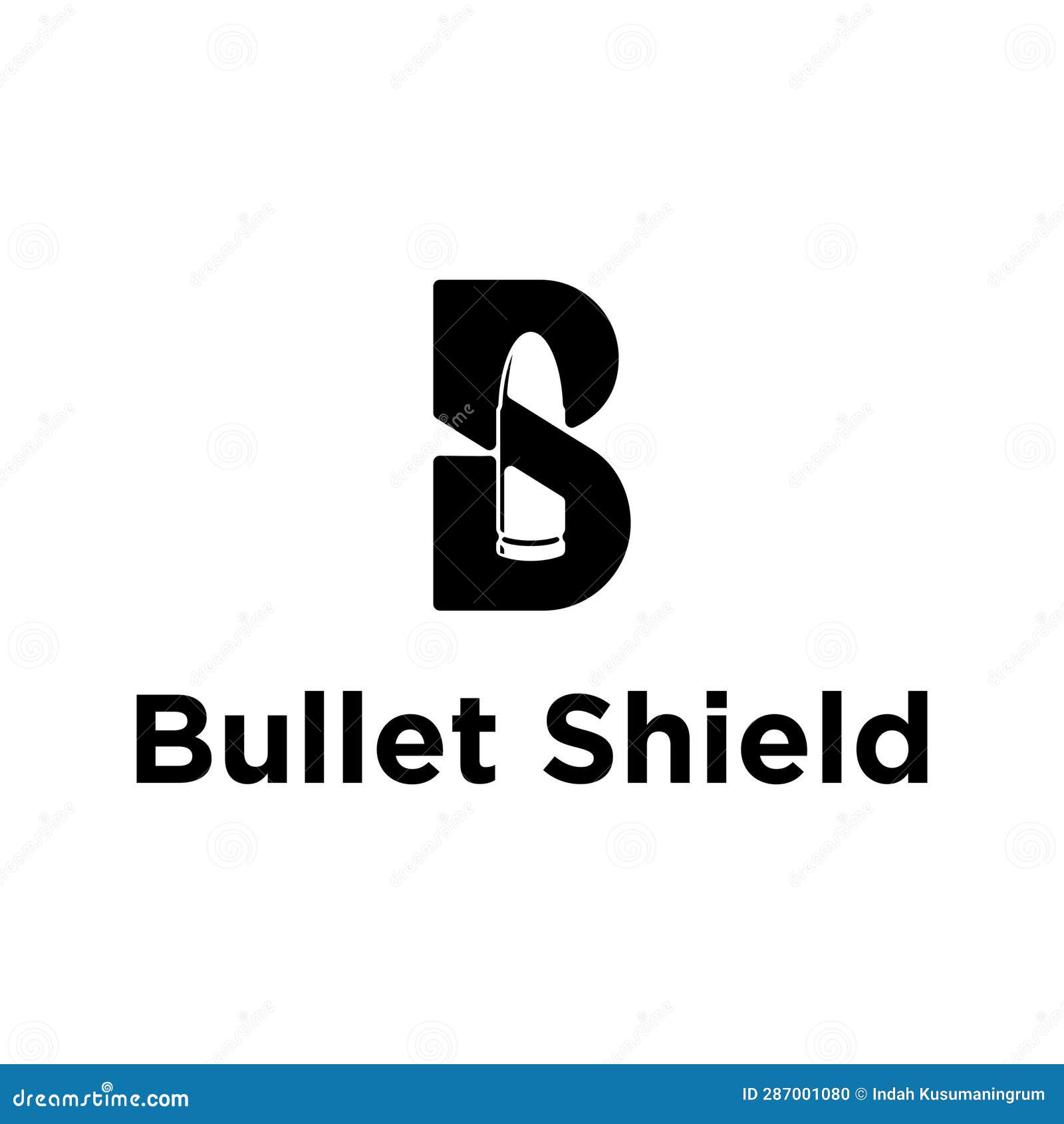 Bullet Shield Logo, Initials BS Bullet Shield Stock Vector ...