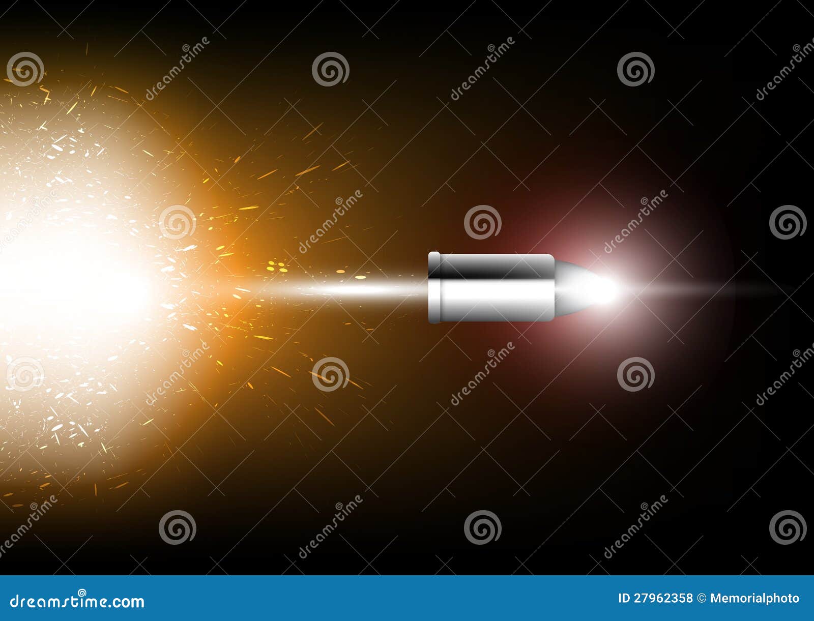 Bullet shot stock vector. Illustration of abstract, kill - 27962358