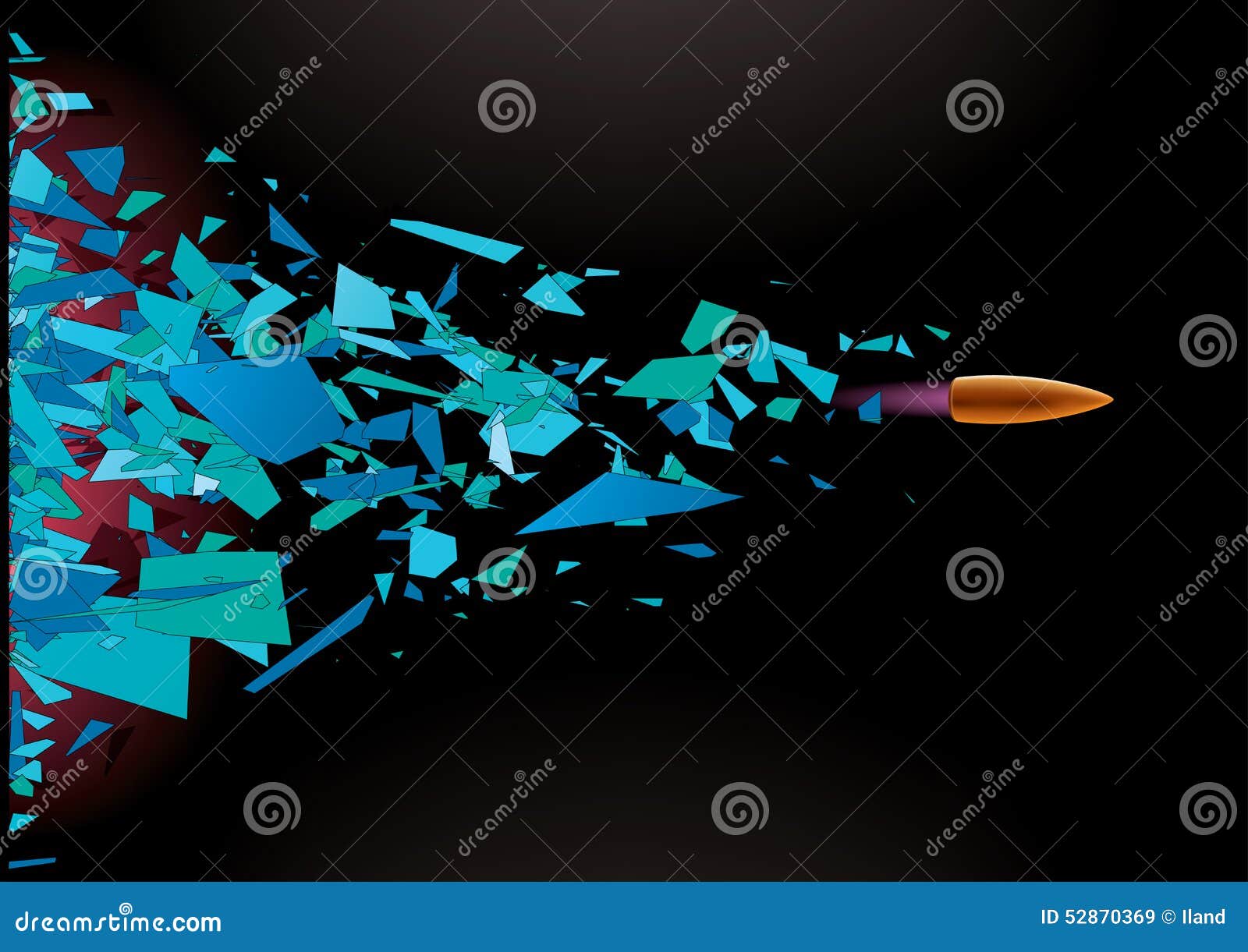 Bullet Shot Font Cartoon Vector | CartoonDealer.com #133907833