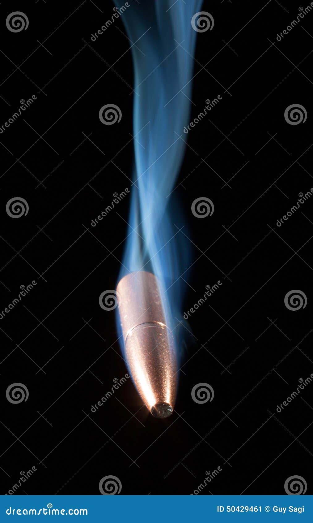 Bullet with smoke stock image. Image of wind, ammunition - 50429461