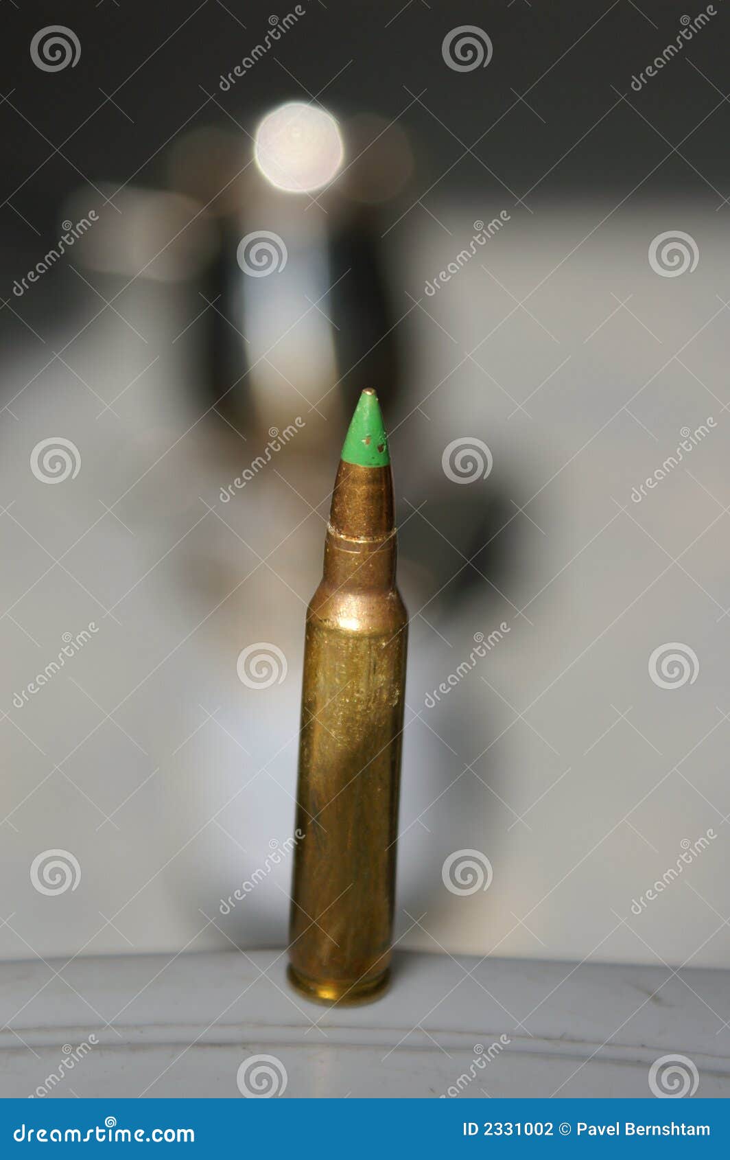 A Bullet On A Table Picture. Image: 2331002