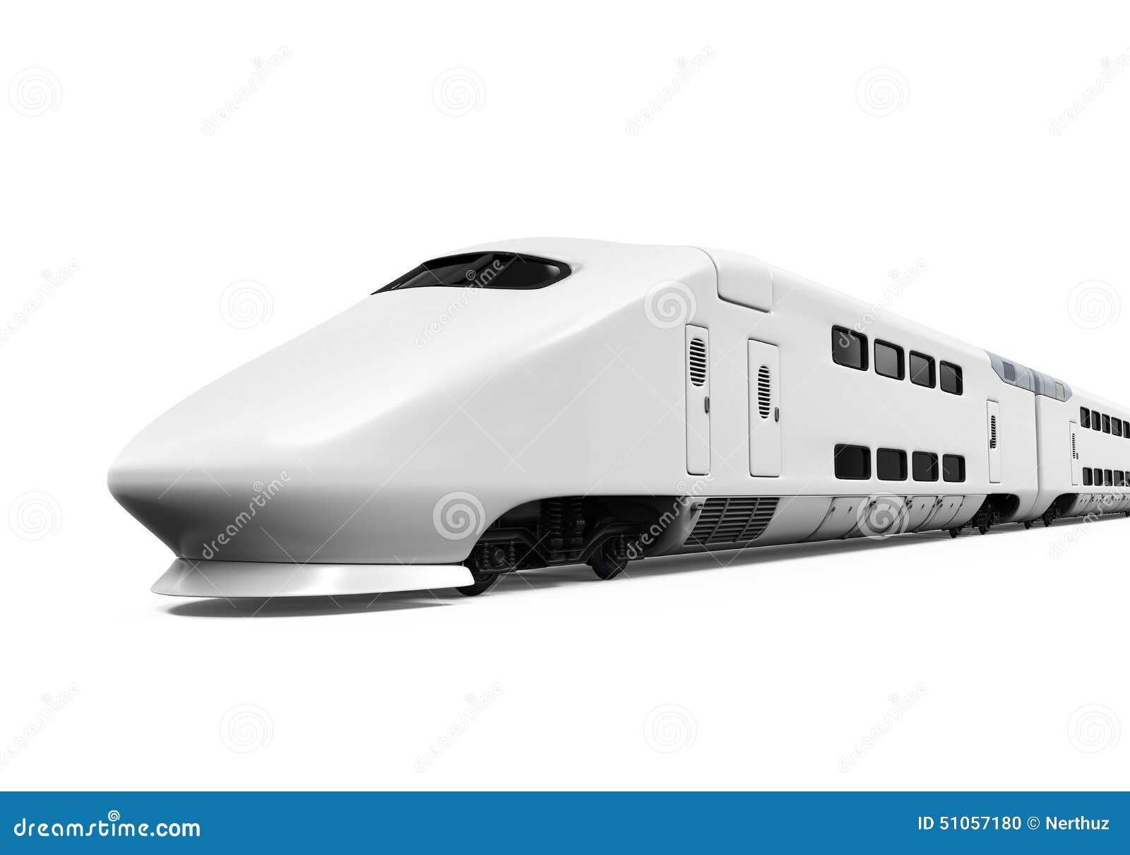Bullet Train Isolated stock illustration. Illustration of journey ...
