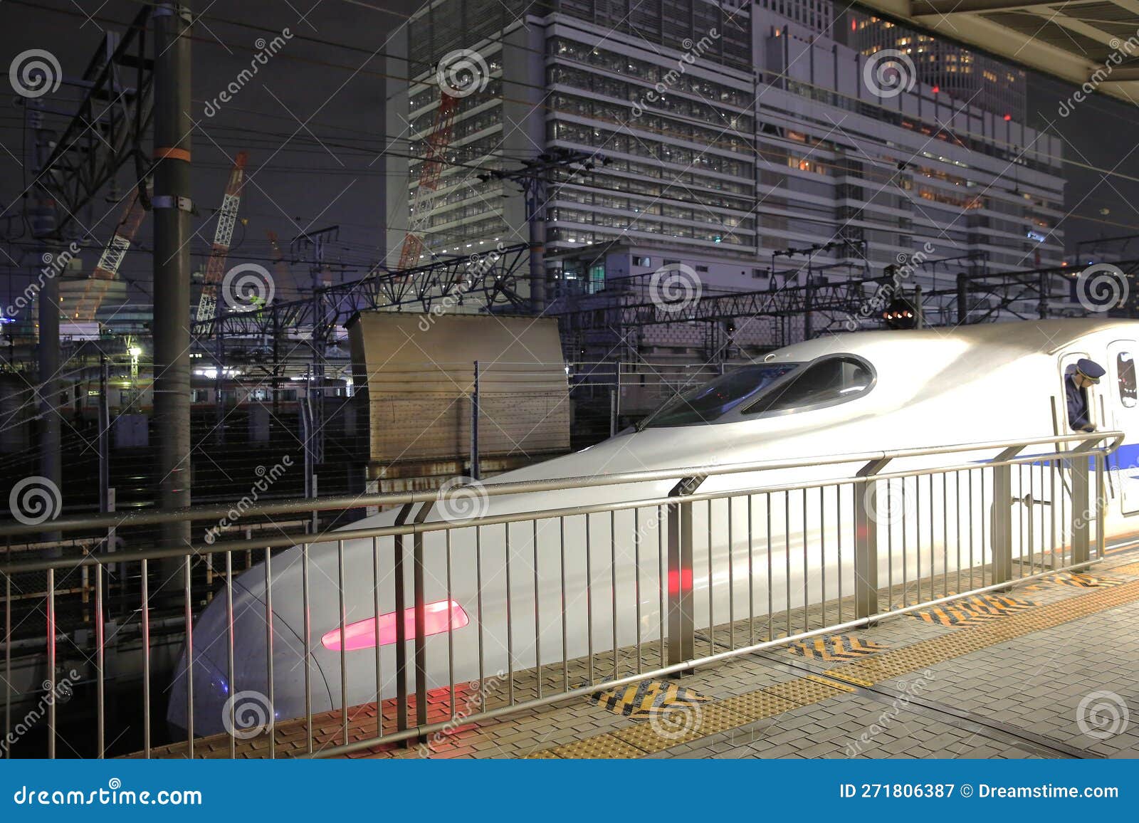 A Bullet Train at Station Platform, Japan 29 Oct 2013 Editorial ...