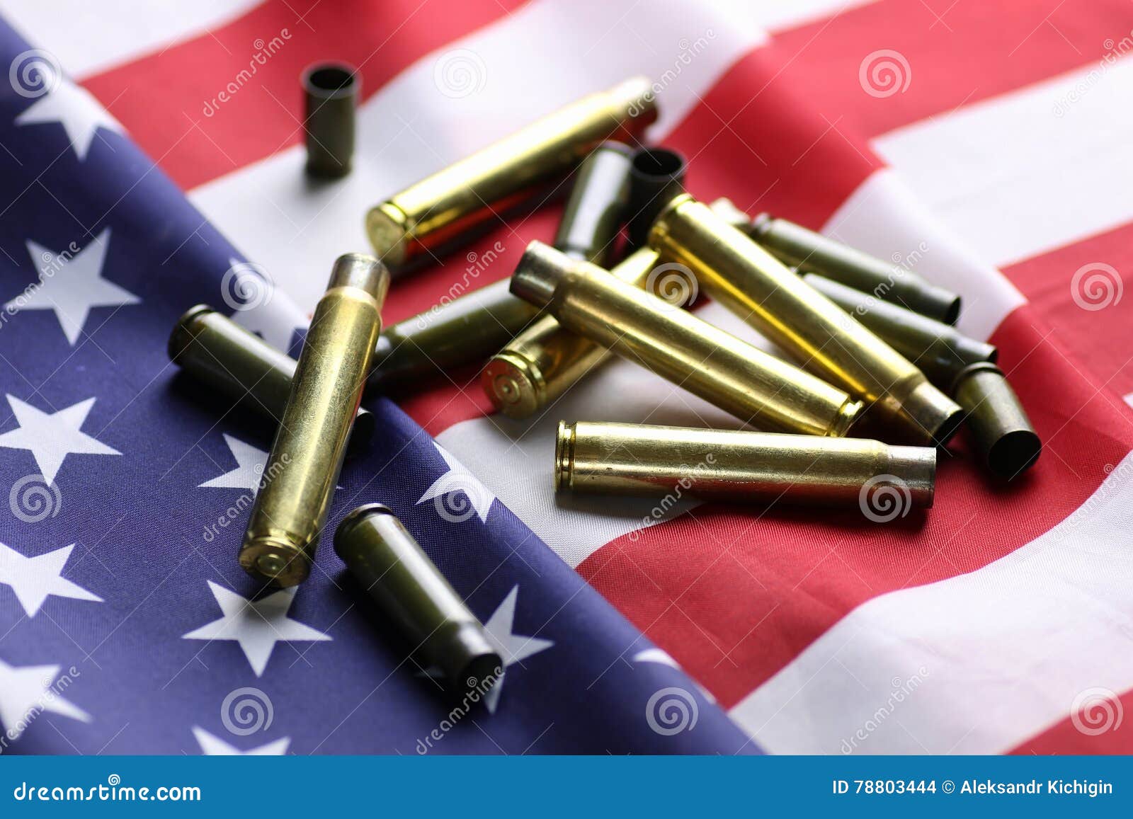 Bullet On The USA Flag Royalty-Free Stock Photography | CartoonDealer ...