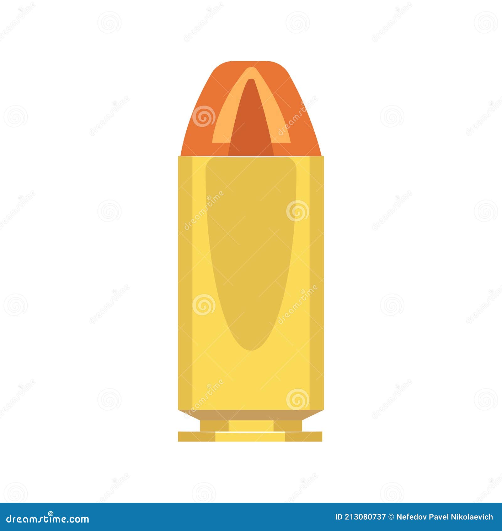 Bullet Vector Illustration Isolated on White Background Stock Vector ...