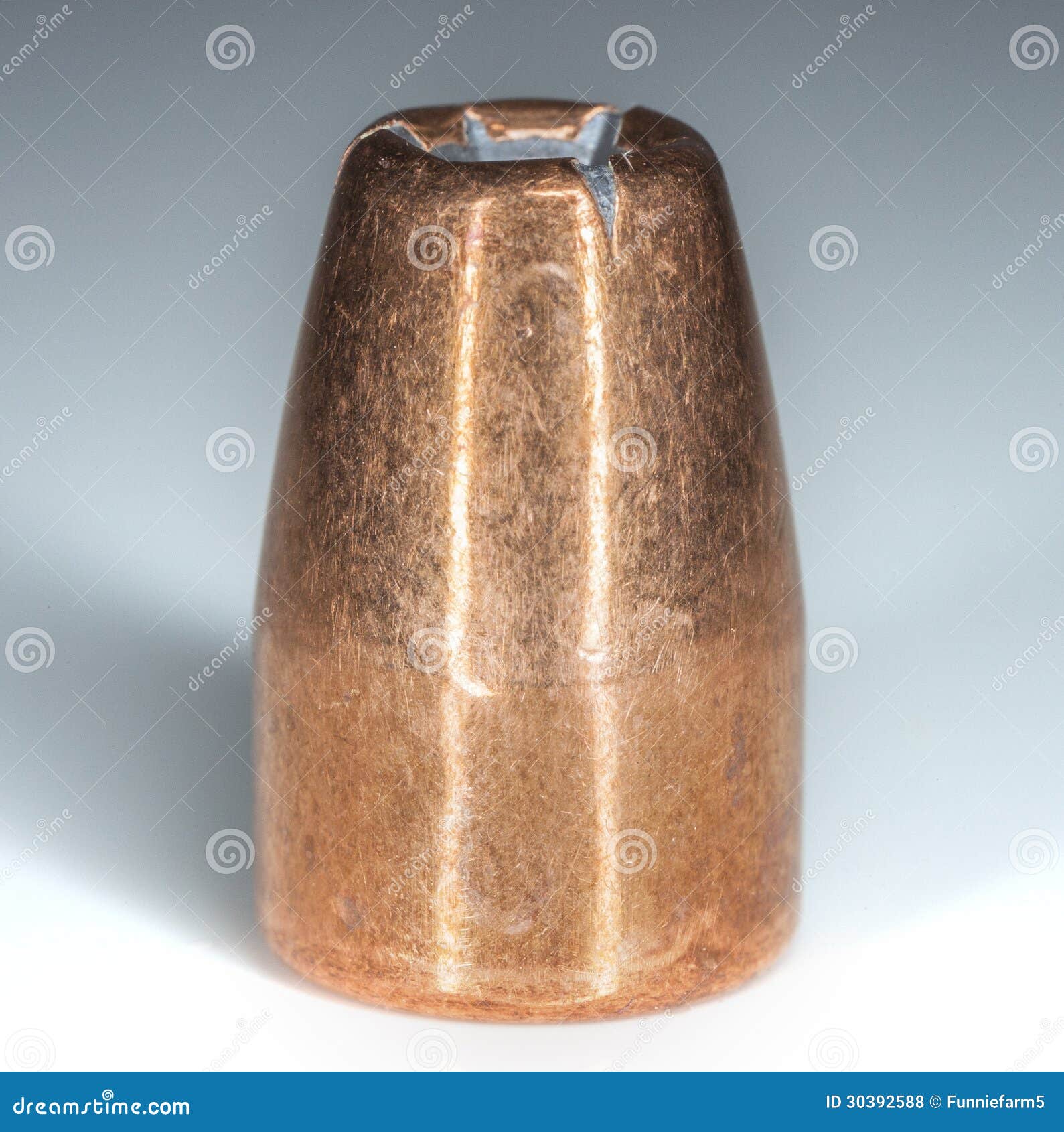 Bullet on white stock photo. Image of gold, shot, target - 30392588