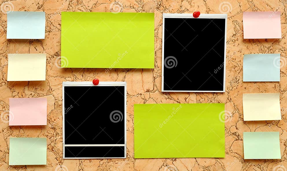 Bulletin board stock image. Image of bulletin, memories - 16188125
