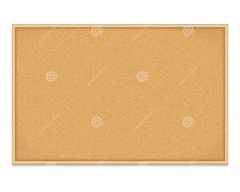 Bulletin Board stock vector. Illustration of blank, noticeboard - 47428734