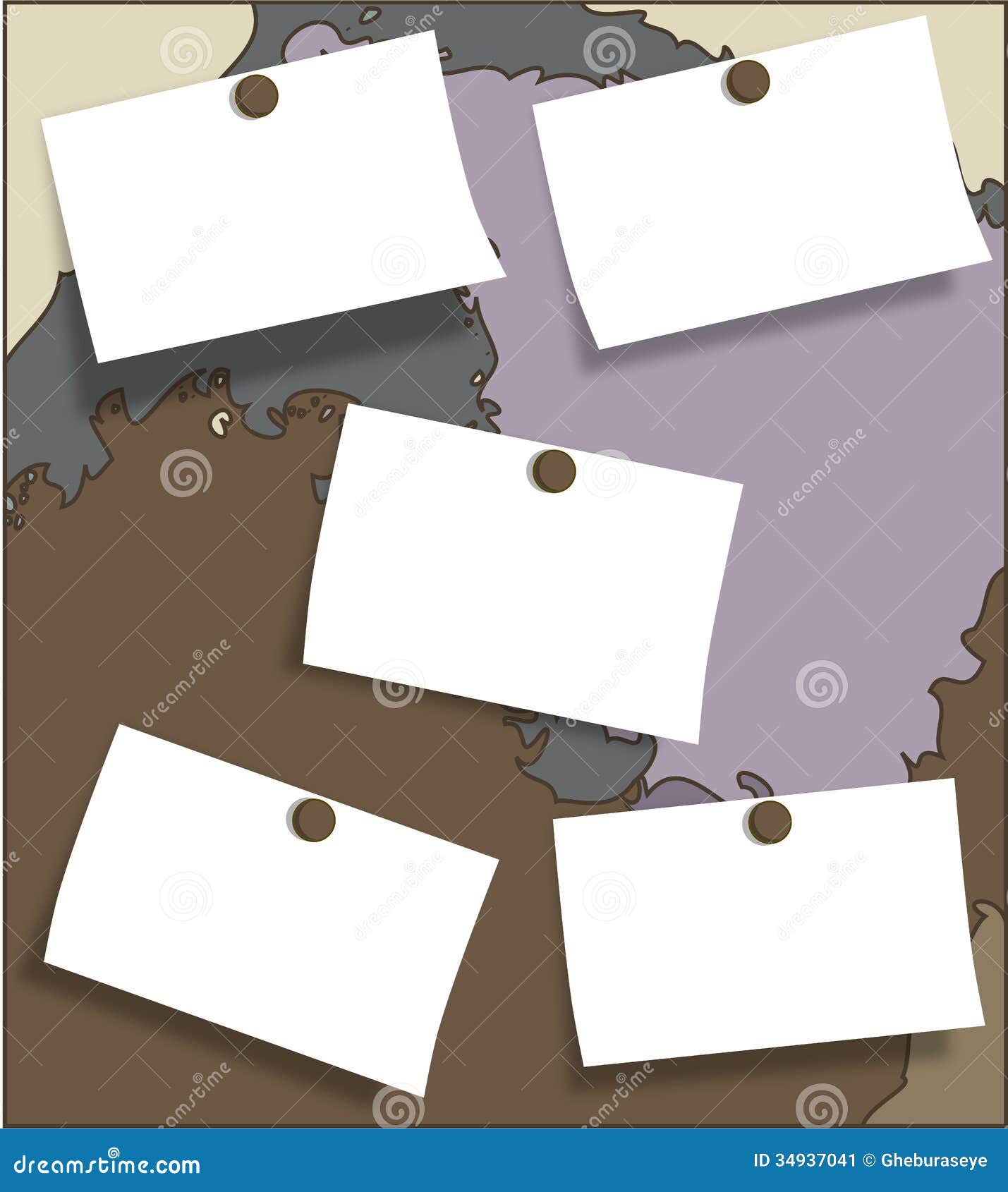 Bulletin board stock illustration. Illustration of clip - 34937041 Bulletin board stock illustration. Illustration of clip - 34937041