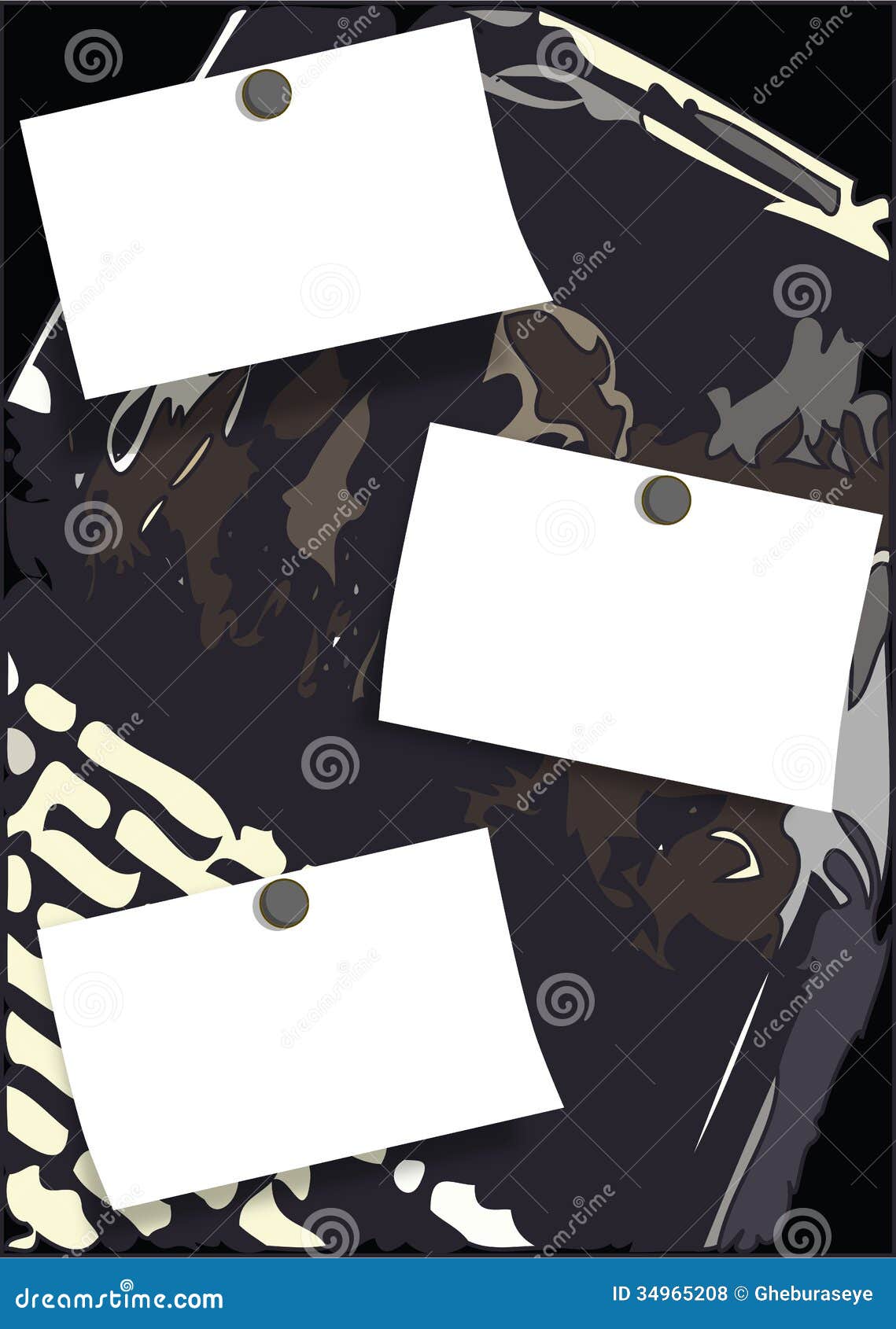 Colorful Bulletin board stock illustration. Illustration of blue - 34965208 Colorful Bulletin board stock illustration. Illustration of blue - 34965208