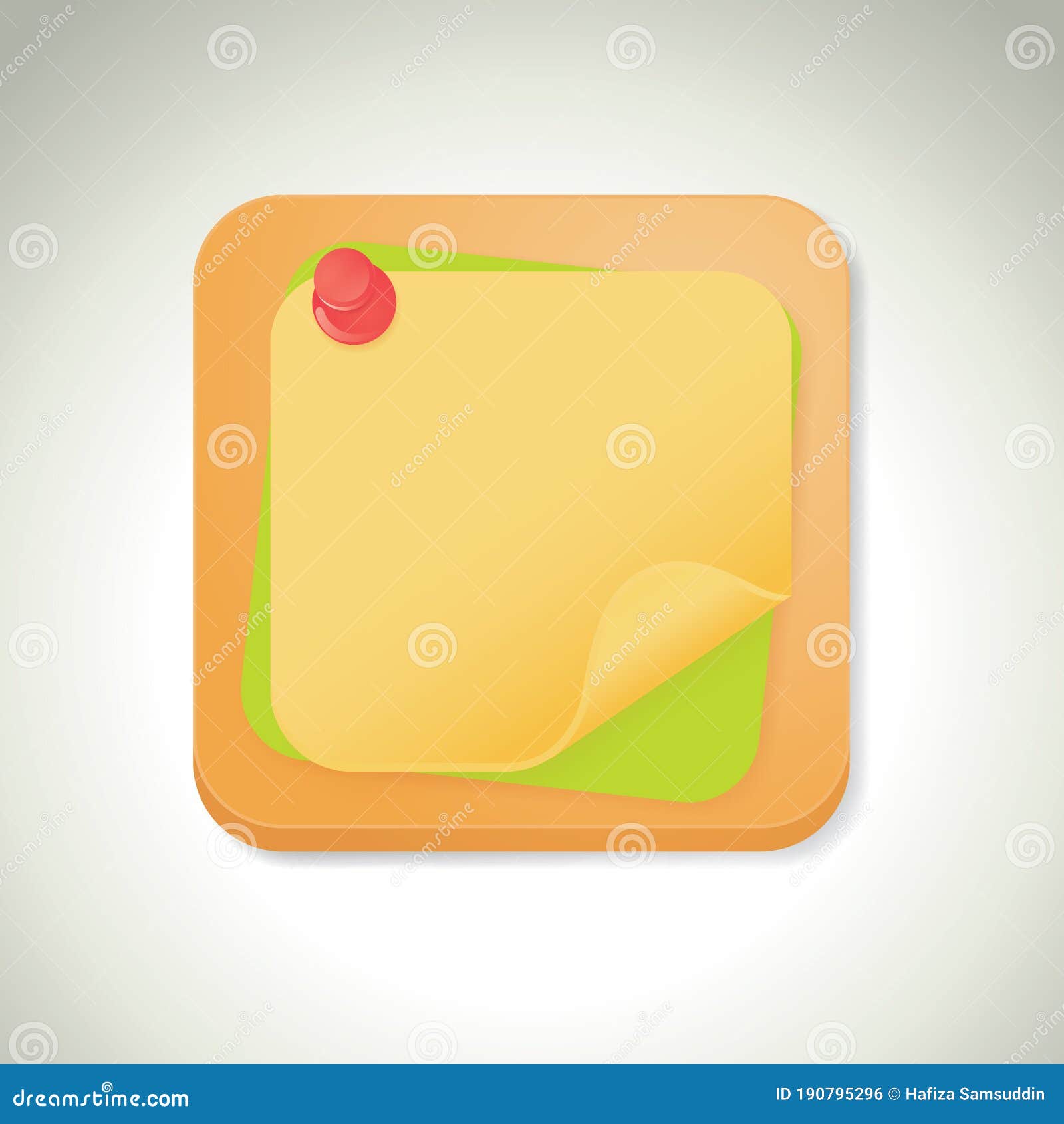 Bulletin Board. Vector Illustration Decorative Design Stock Vector ...