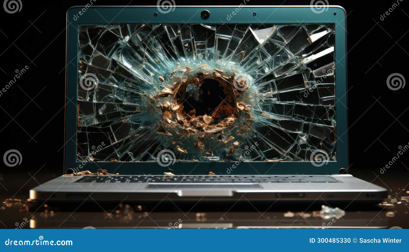 Bulletproof Tech: Laptop with Circular Bullet Hole Stock Photo - Image ... Bulletproof Tech: Laptop with Circular Bullet Hole Stock Photo - Image ...