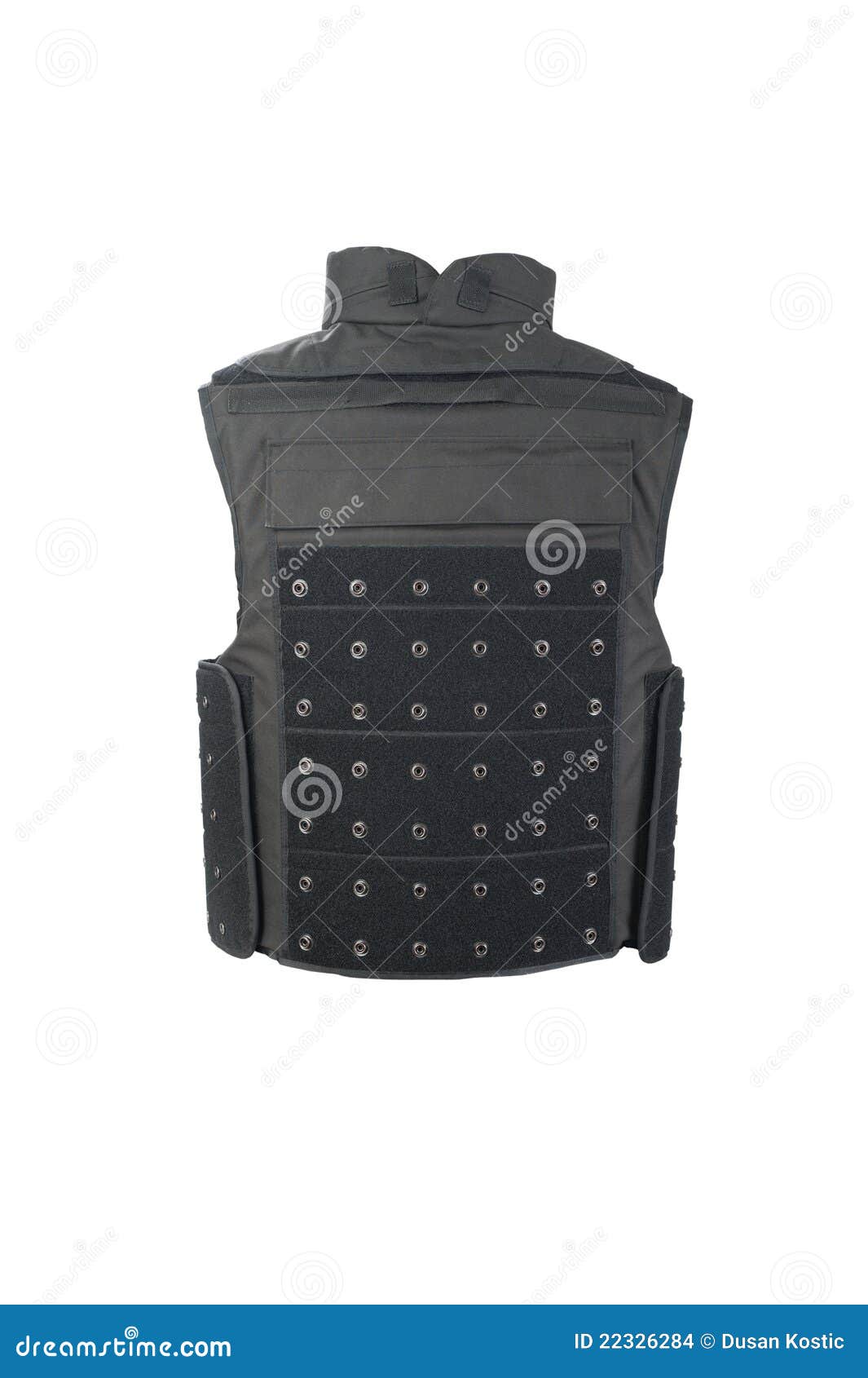 Bulletproof vest stock photo. Image of uniform, black - 22326284