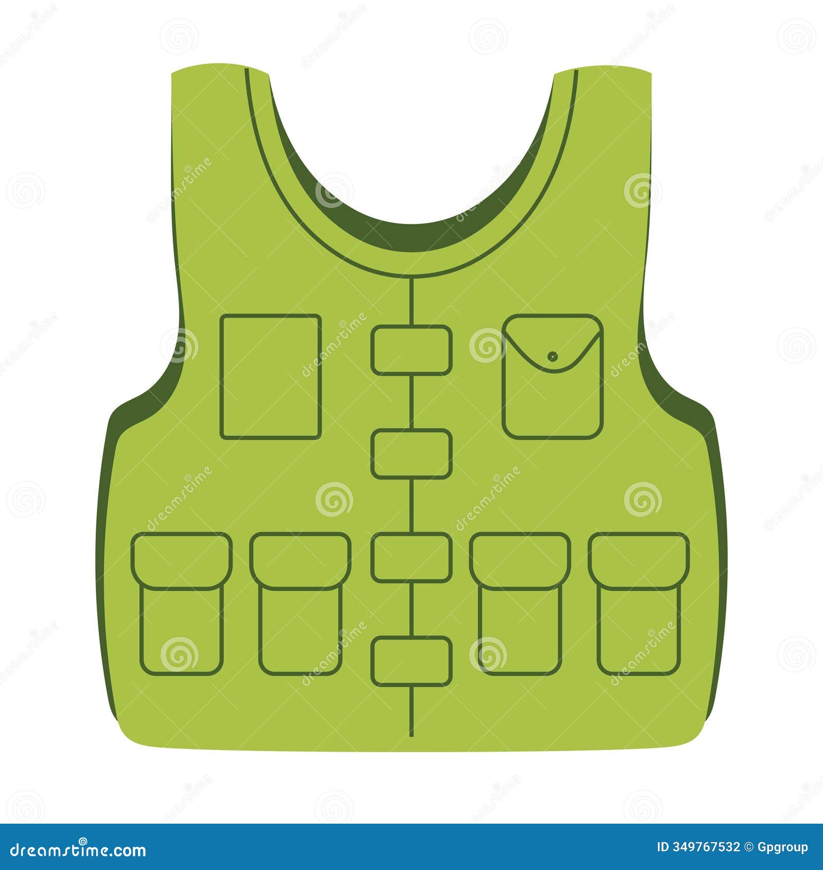 Bulletproof Vest Icon Vector. Police Illustration Sign. Special Forces ...