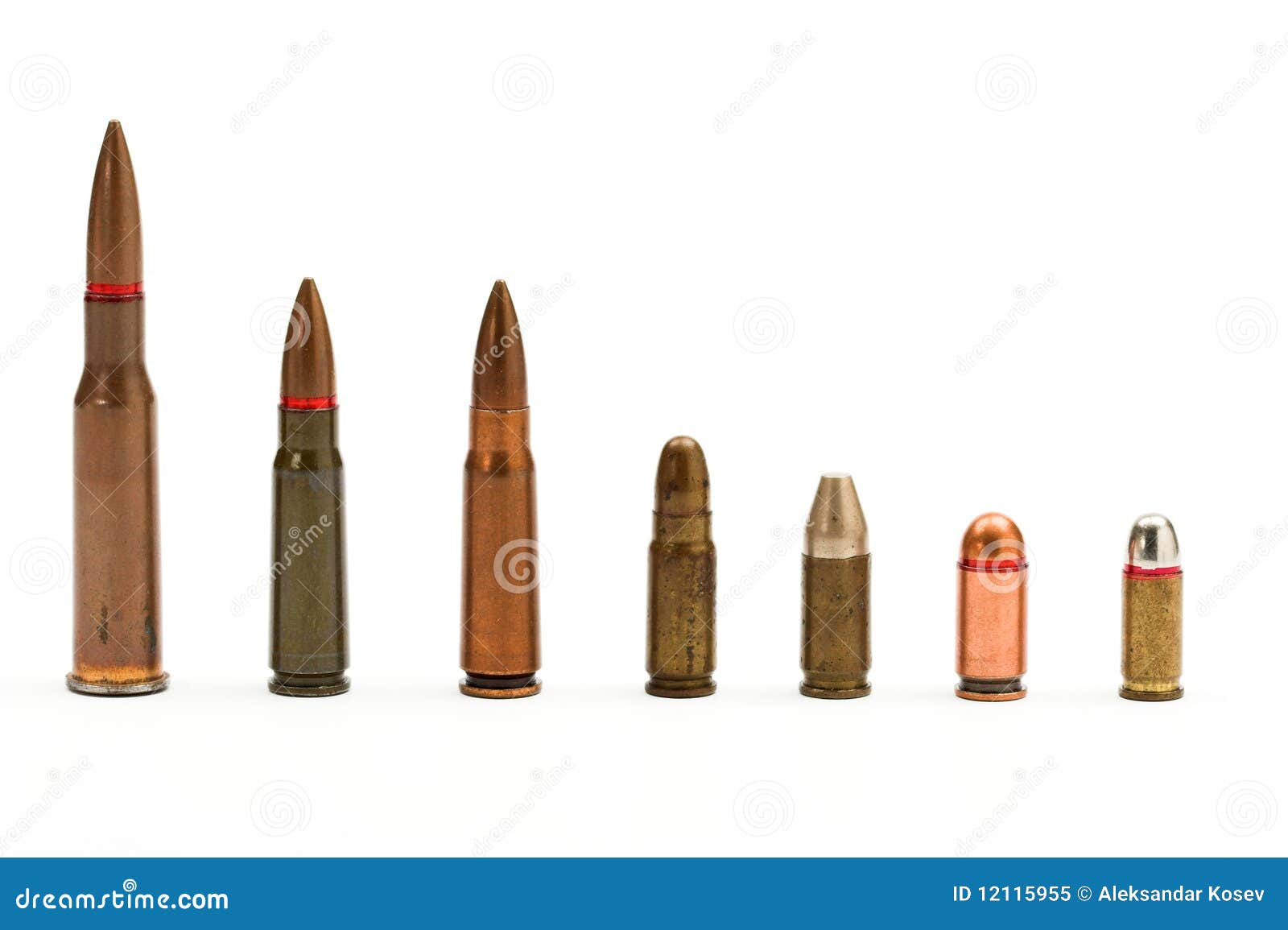 Bullets stock image. Image of macro, ammunition, rifle - 12115955