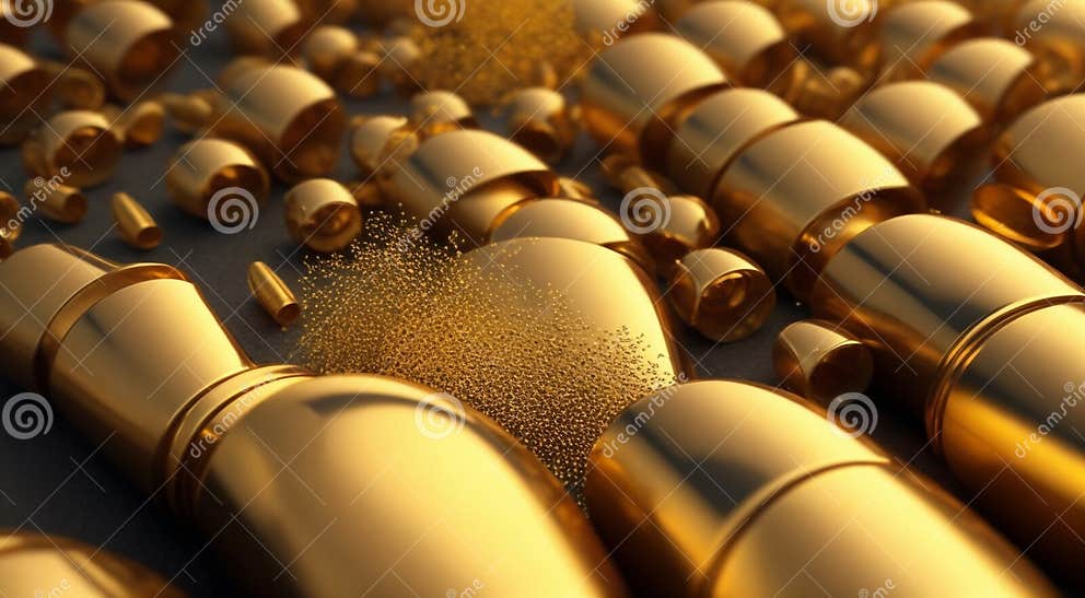 Bullets on Abstract Background, Army Bullets on Abstract Background ...
