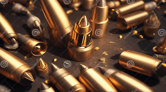 Bullets on Abstract Background, Army Bullets on Abstract Background ...