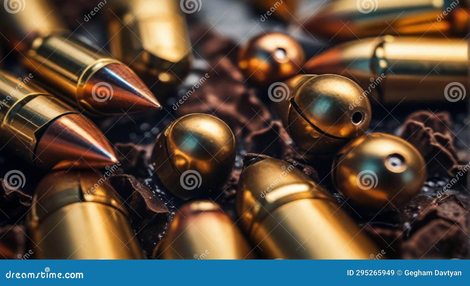 Bullets on Abstract Background, Army Bullets on Abstract Background ...