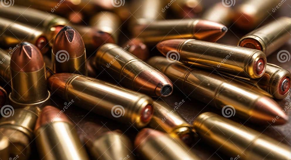 Bullets on Abstract Background, Army Bullets on Abstract Background ...