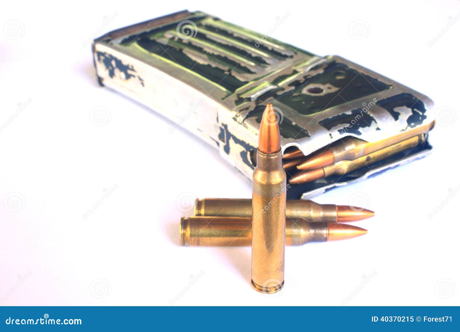 Bullets (ammunition) for Gun Stock Image - Image of bullets, isolated ...