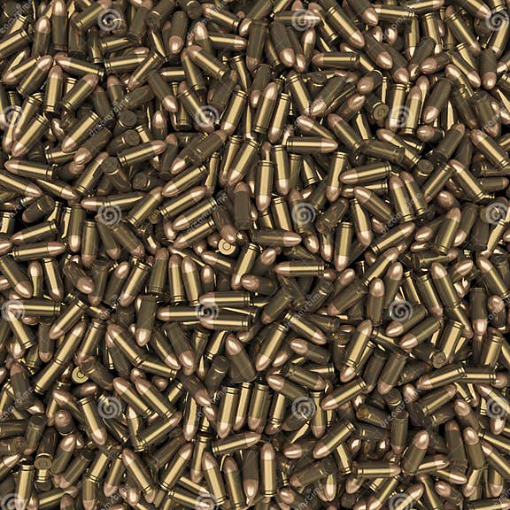 Bullets background stock illustration. Illustration of brass - 25926661