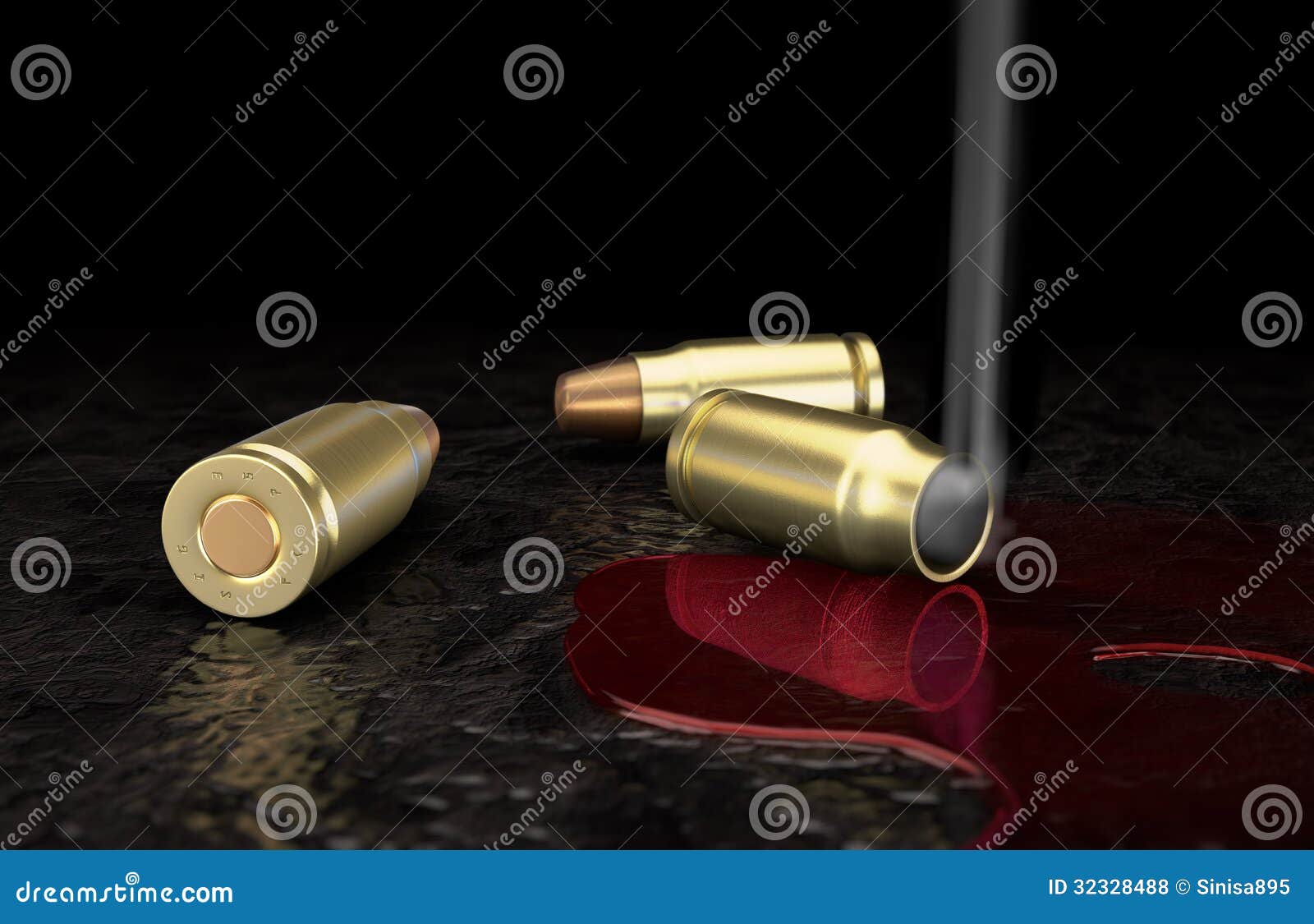 Bullets in the blood 2 stock illustration. Illustration of violence ...
