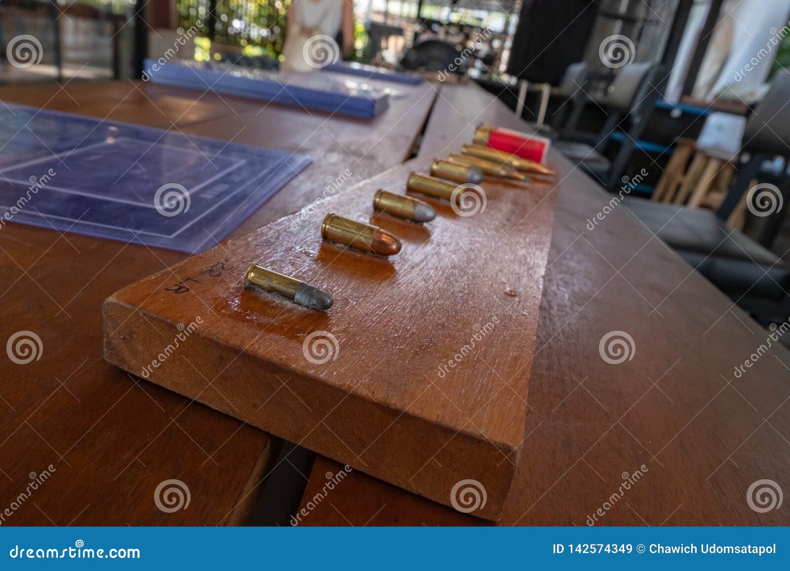 Bullets on board stock image. Image of gendarmerie, destroy - 142574349
