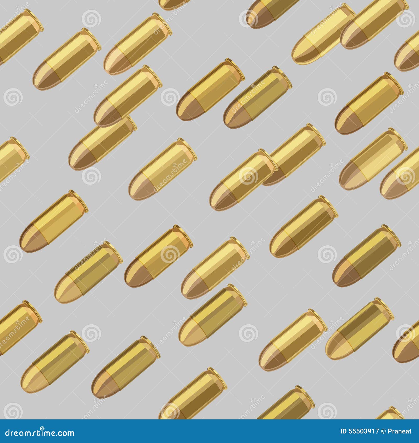 Bullets Bombardment Seamless Pattern Stock Vector - Illustration of ...