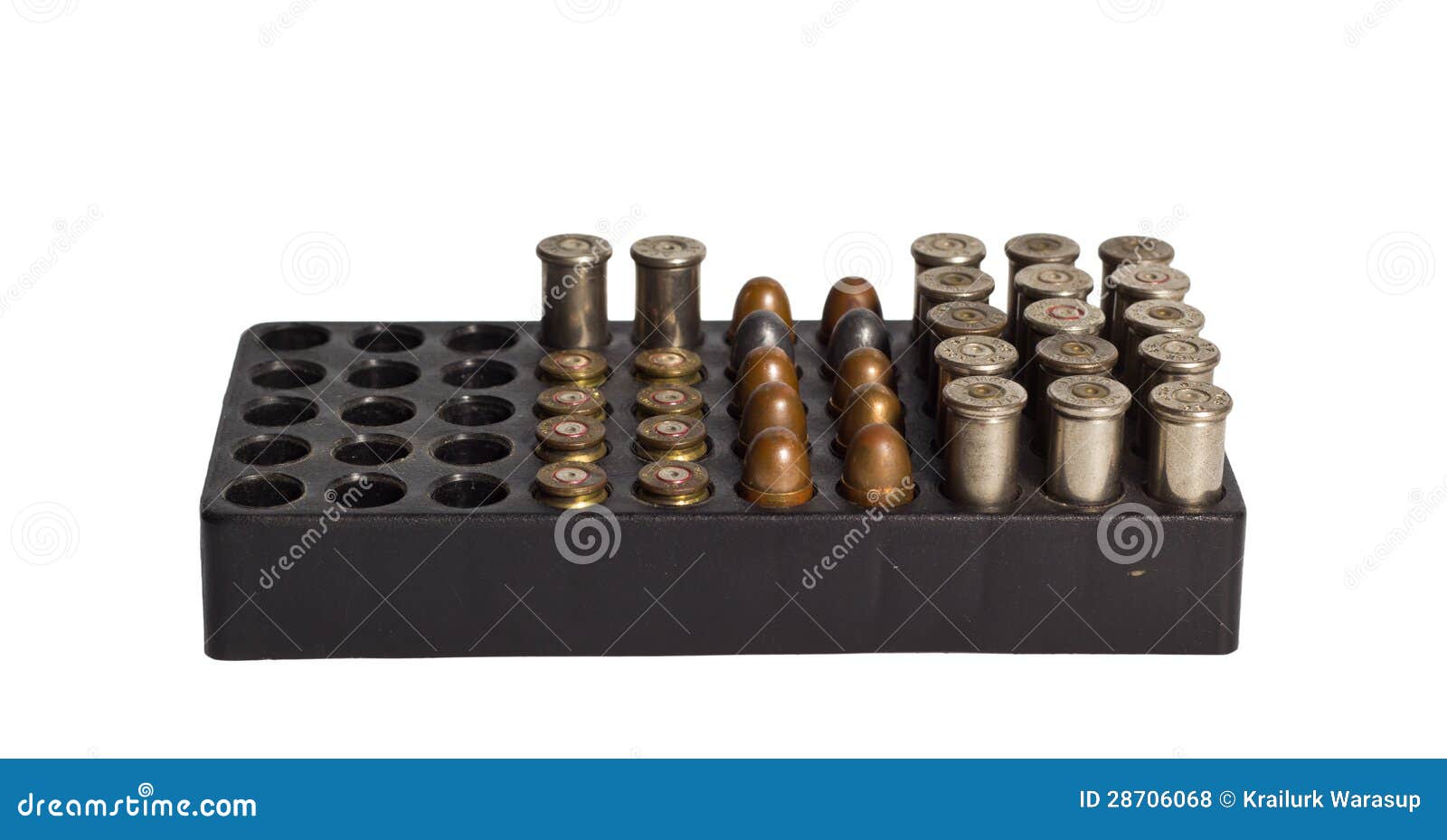 Bullets and Bullet Shells stock photo. Image of copper - 28706068