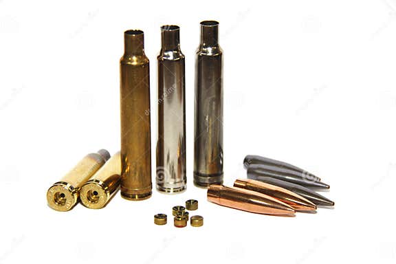 Bullets, Cartridges and Percussion Caps Stock Image - Image of handgun ...
