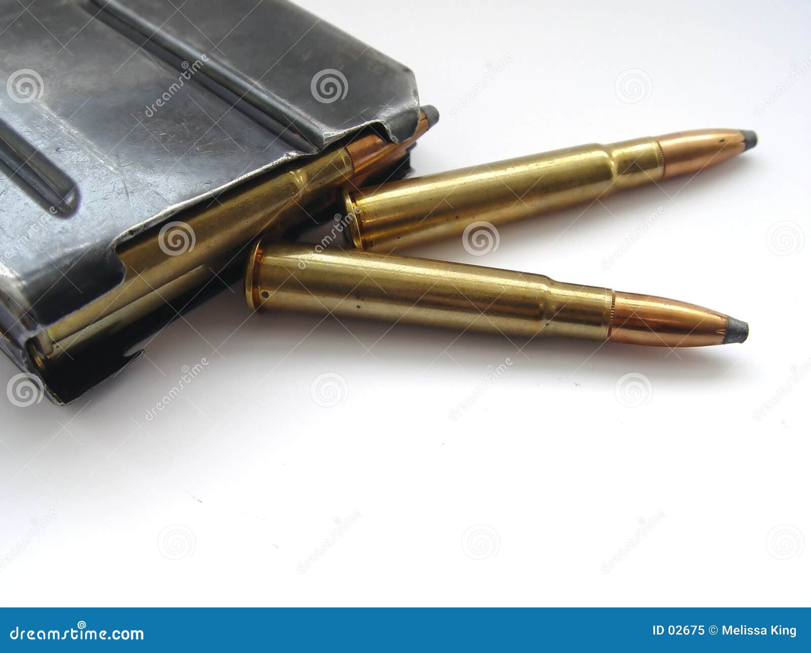Bullets with case stock image. Image of guns, equipment, gold - 2675