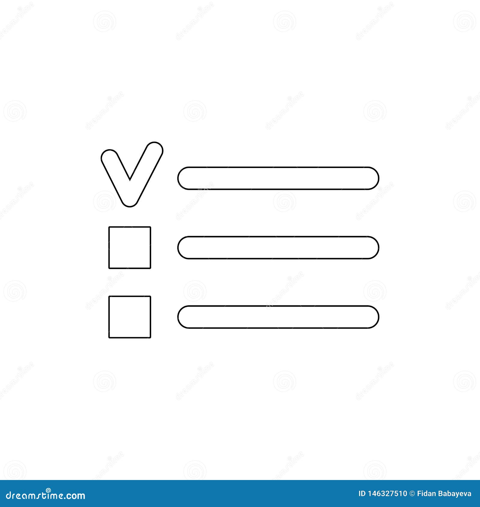 Bullets Checkbox Do List Outline Icon. Signs and Symbols Can Be Used ... Bullets Checkbox Do List Outline Icon. Signs and Symbols Can Be Used ...