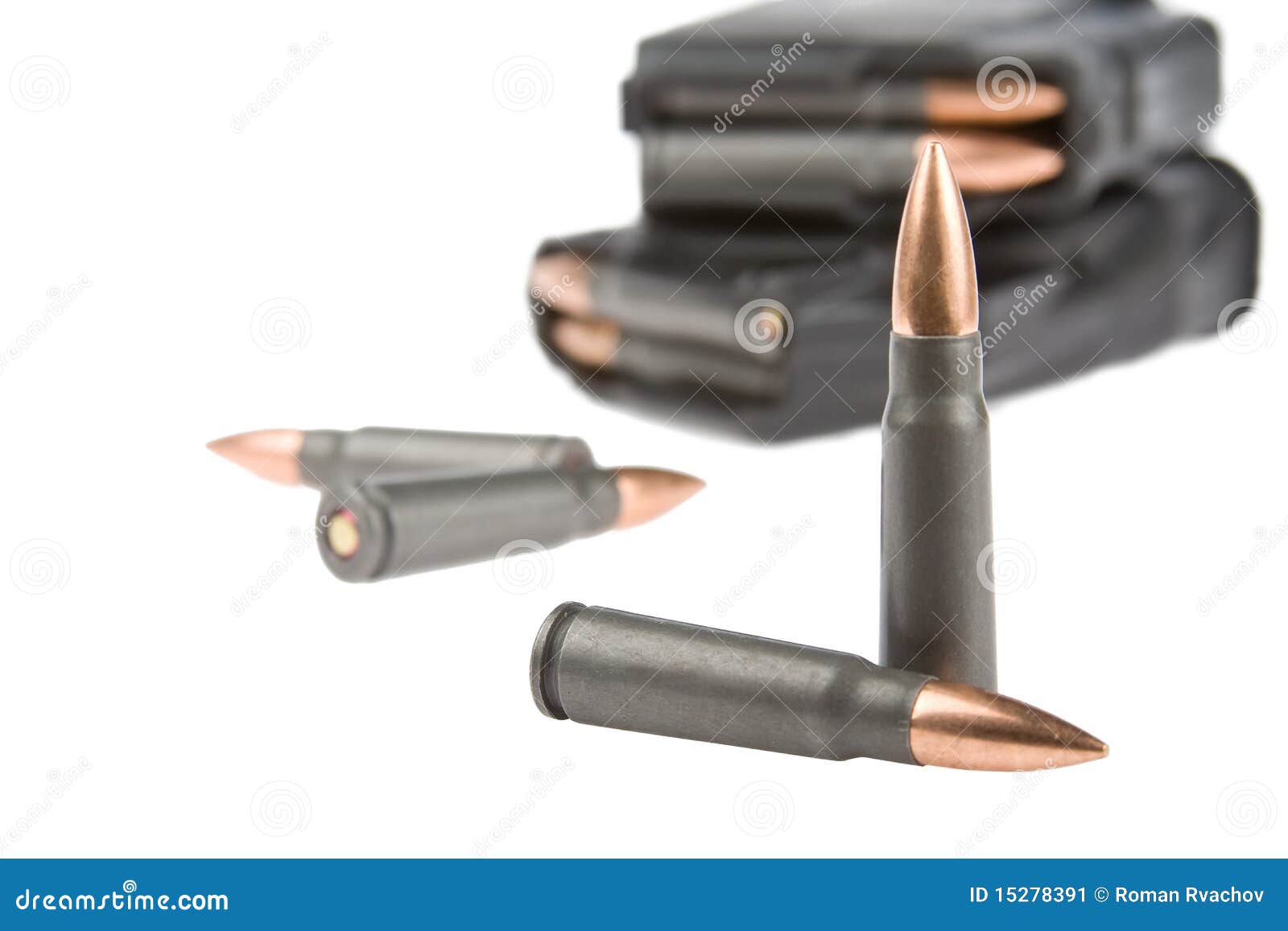 Bullets end ammunition. stock image. Image of hollow - 15278391