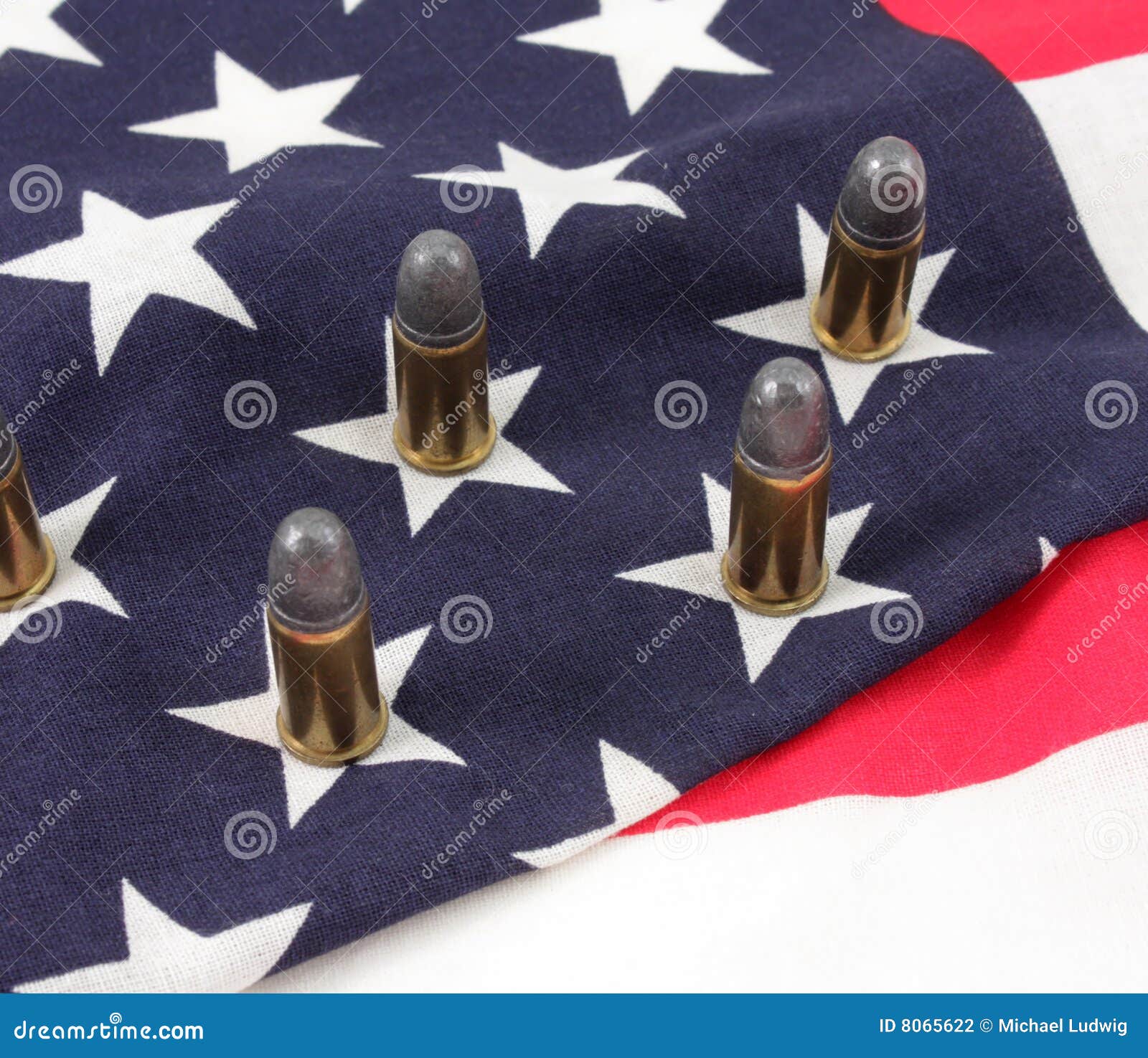 Bullets and Flag stock photo. Image of fear, flag, bullets - 8065622