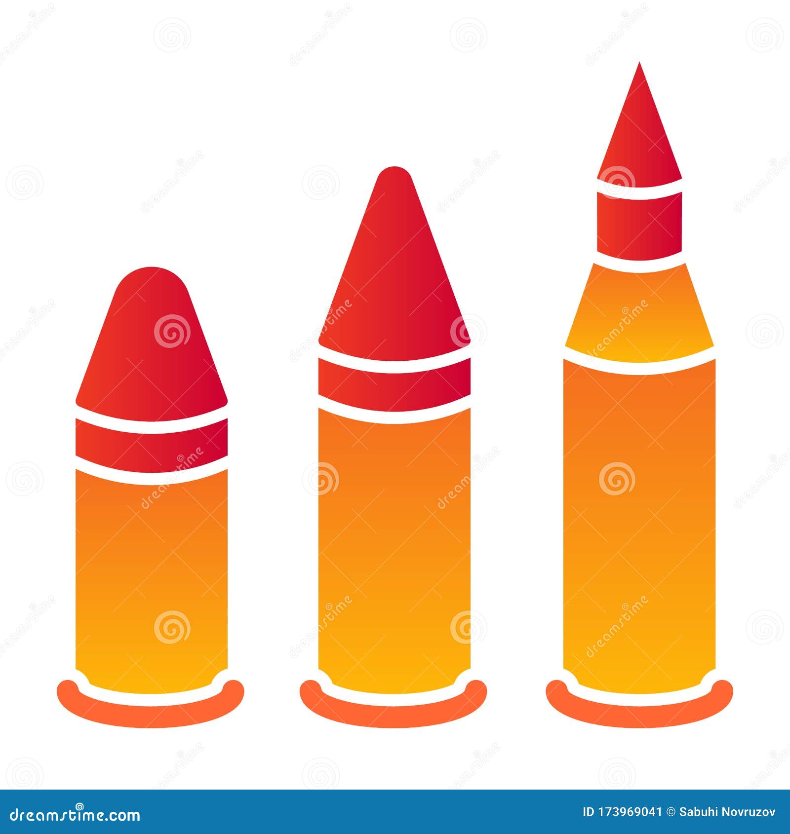 45 Caliber Gun Vector | CartoonDealer.com #2266840