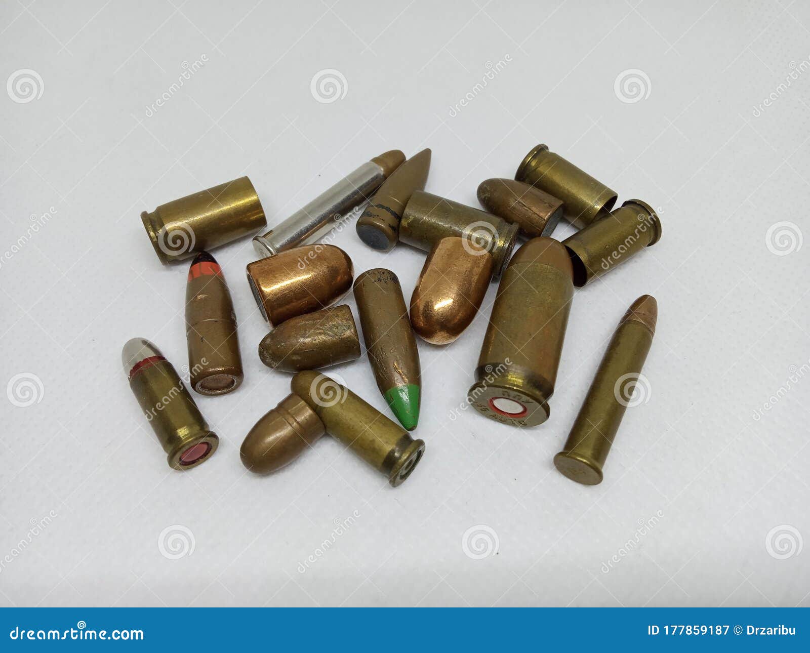 Bullets Forensic Ballistic Investigation Stock Image - Image of ...