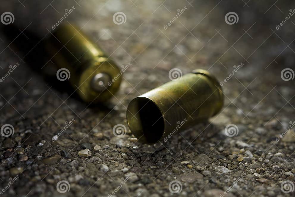 Bullets on the ground stock image. Image of automatic - 30433093
