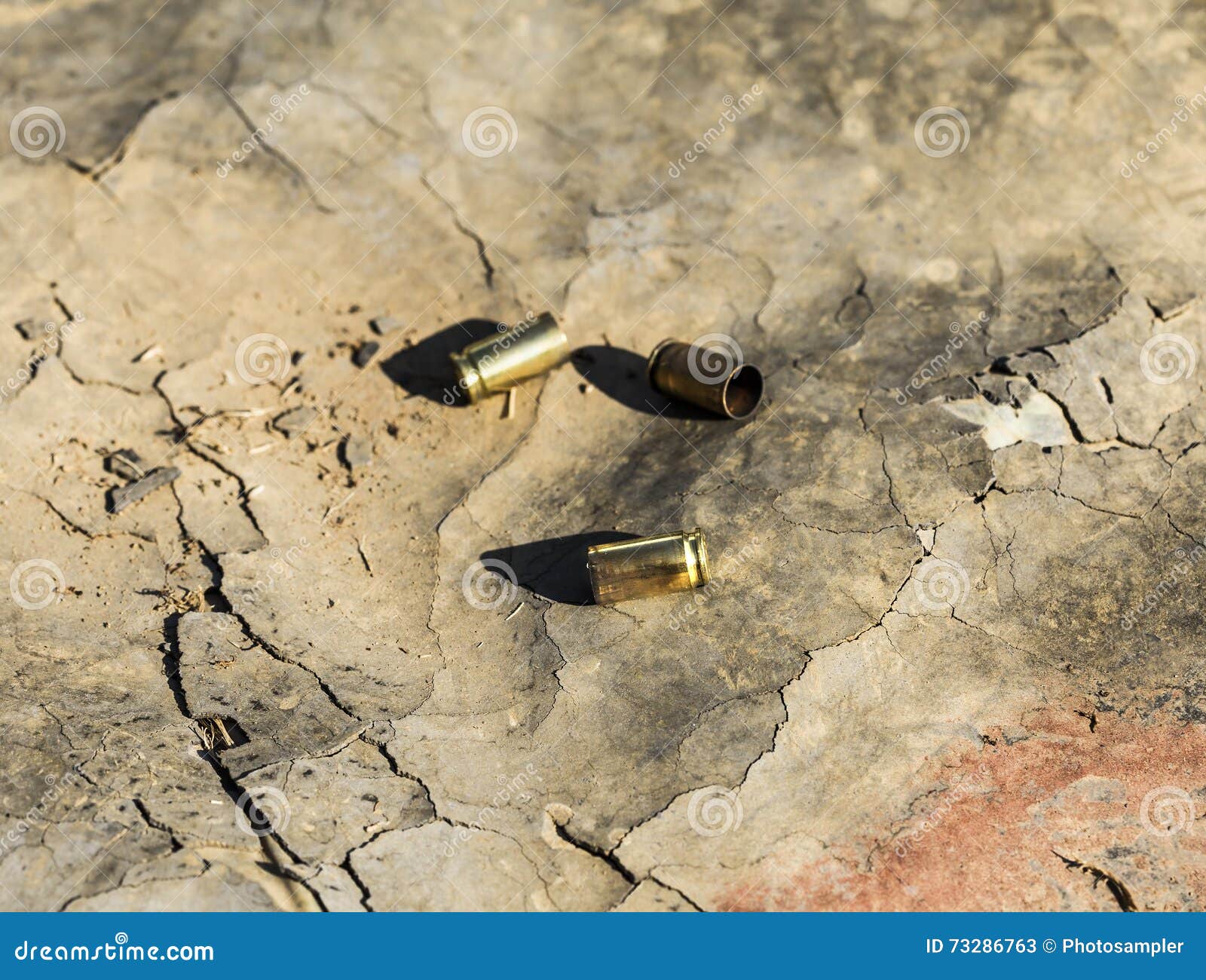 Bullets on the ground stock image. Image of metal, grunge - 73286763