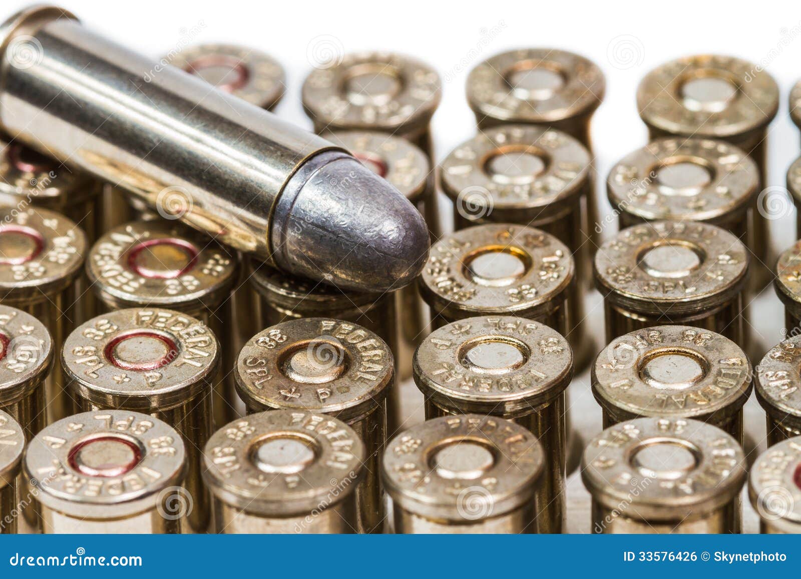 Bullets of hand gun stock photo. Image of cartridge, death - 33576426