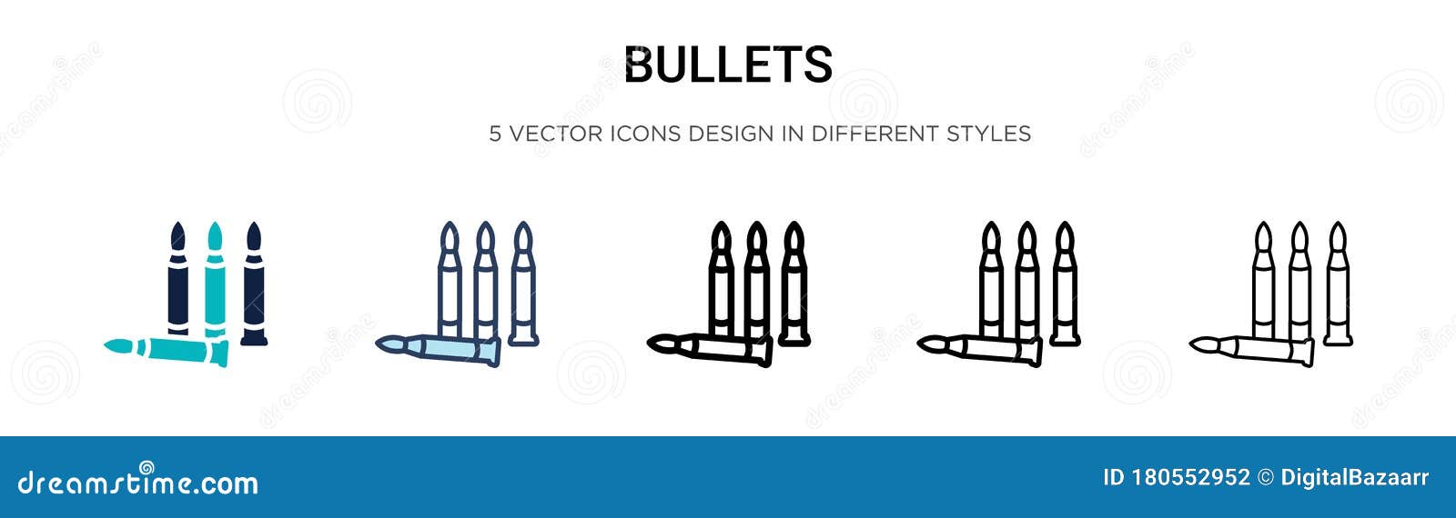 Bullets Icon in Filled, Thin Line, Outline and Stroke Style. Vector ...
