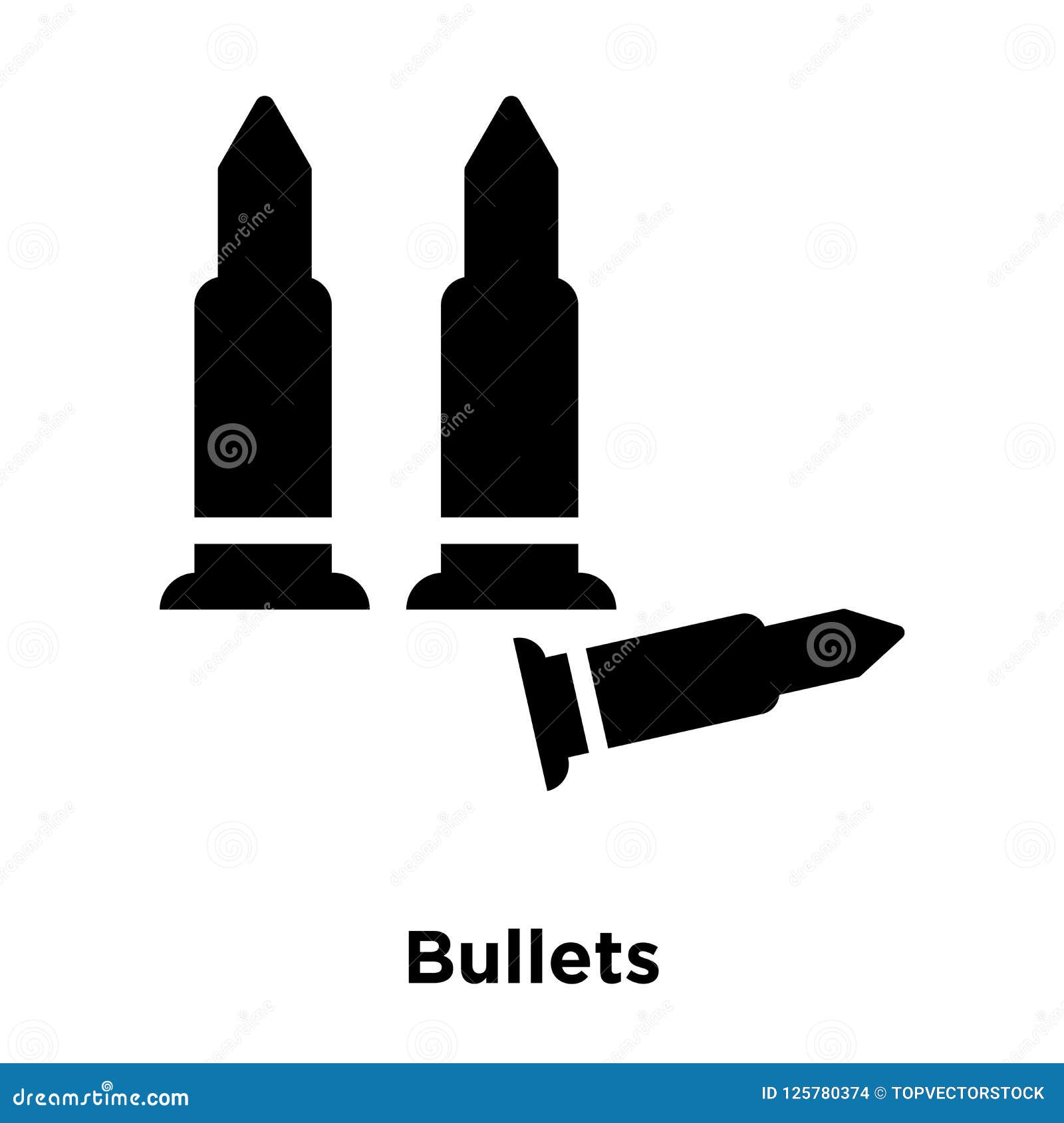 Bullets Icon Vector Isolated On White Background, Logo Concept O ...