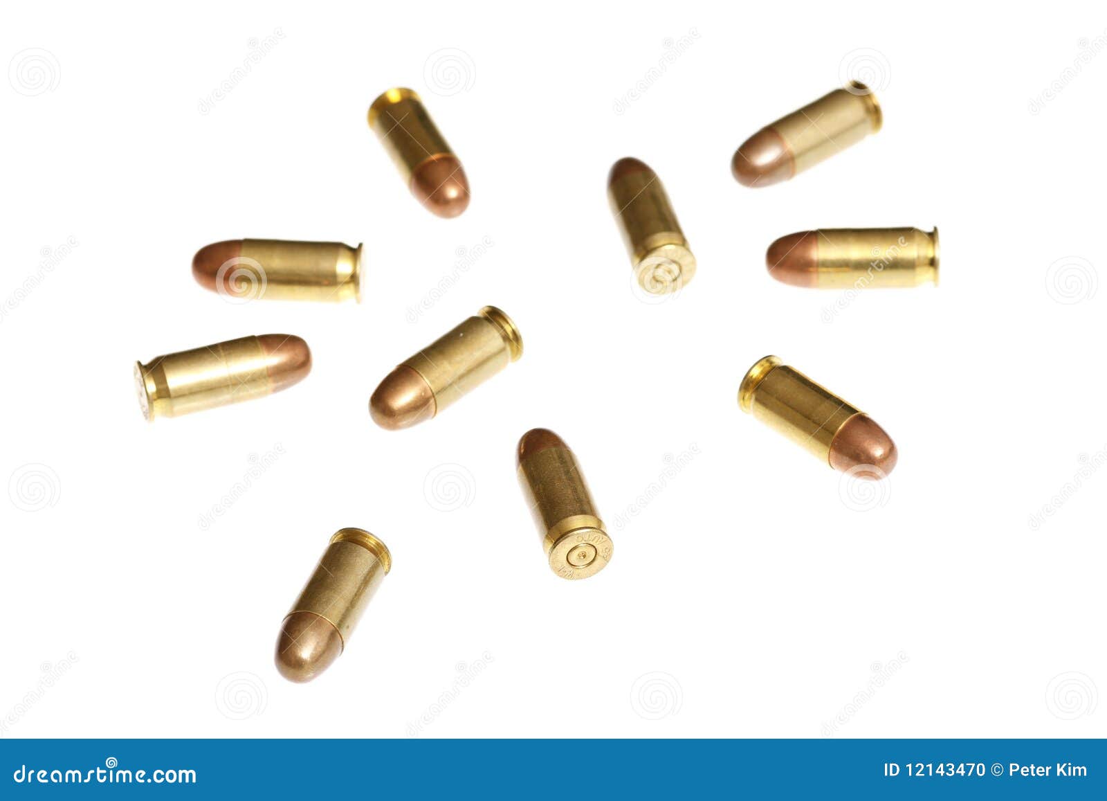 Bullets isolated on white stock photo. Image of studio - 12143470
