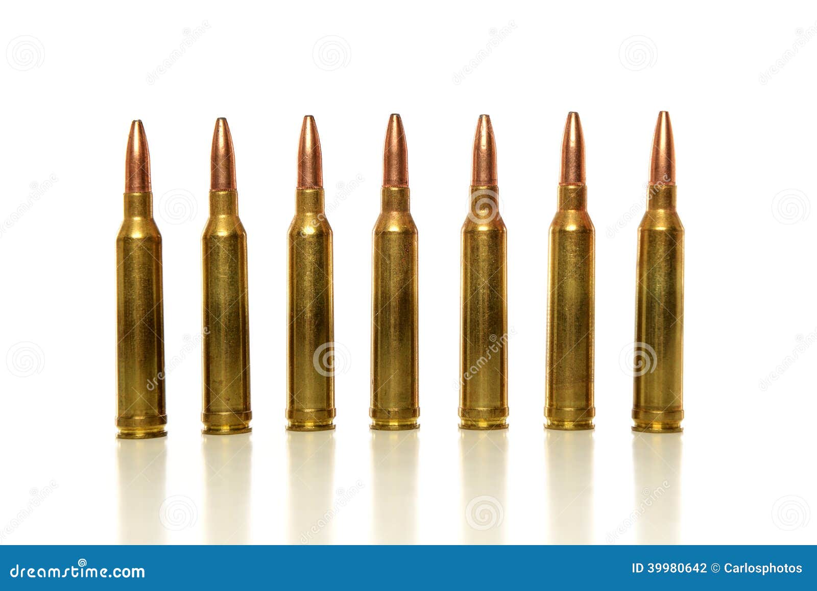 Bullets in line stock photo. Image of projectile, slug - 39980642
