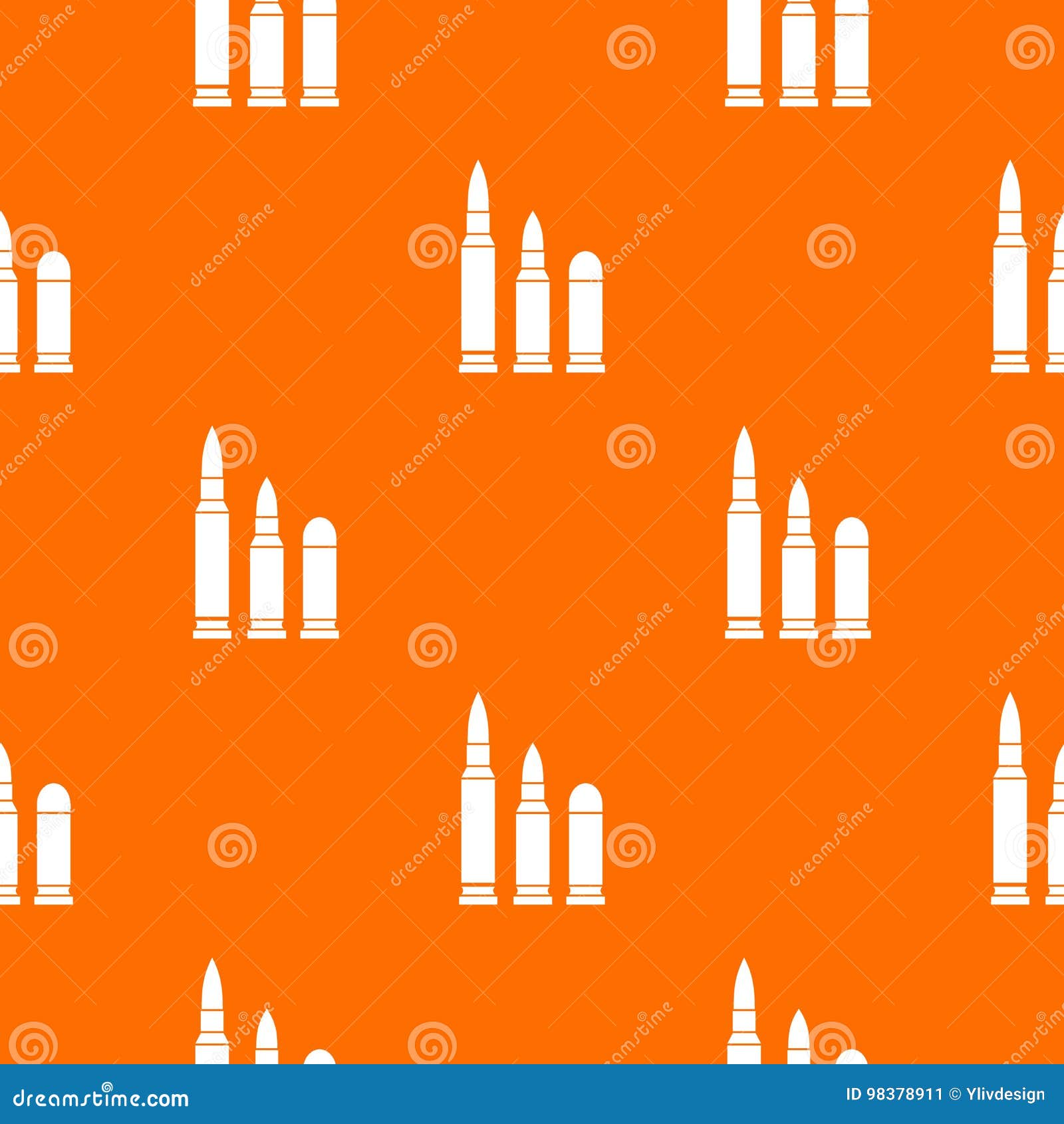 Bullets pattern seamless stock vector. Illustration of kill - 98378911