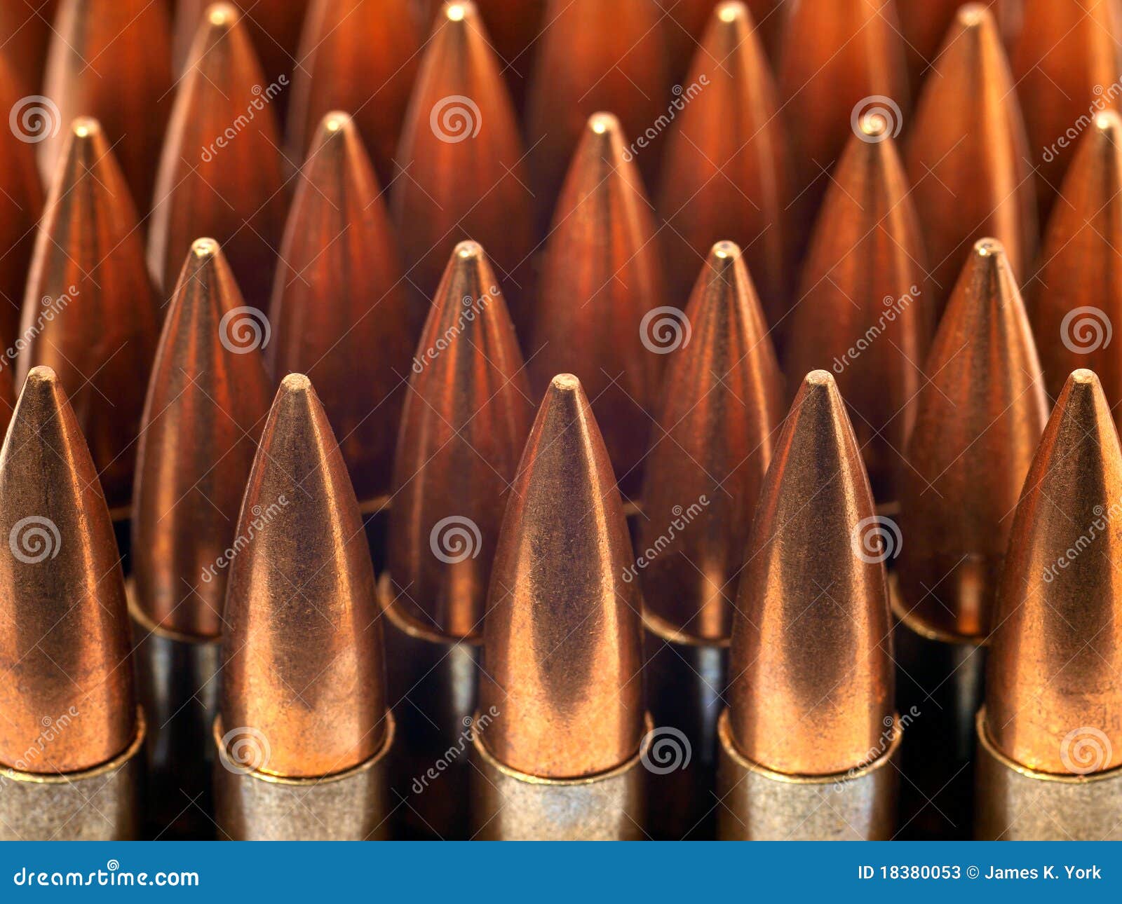 Bullets in a row stock image. Image of shooting, metal - 18380053