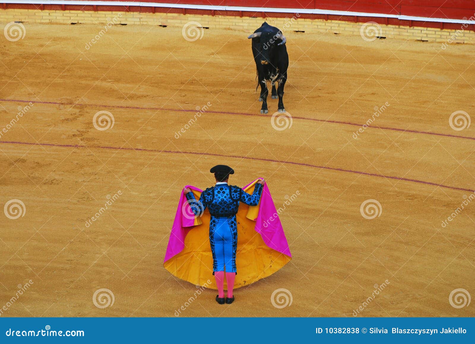Bullfight at Plaza De Toros in Spain. Editorial Stock Photo - Image of ...