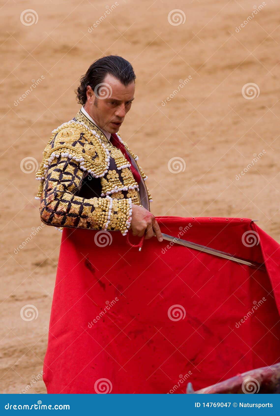 Bullfighter editorial photography. Image of bullfighter - 14769047